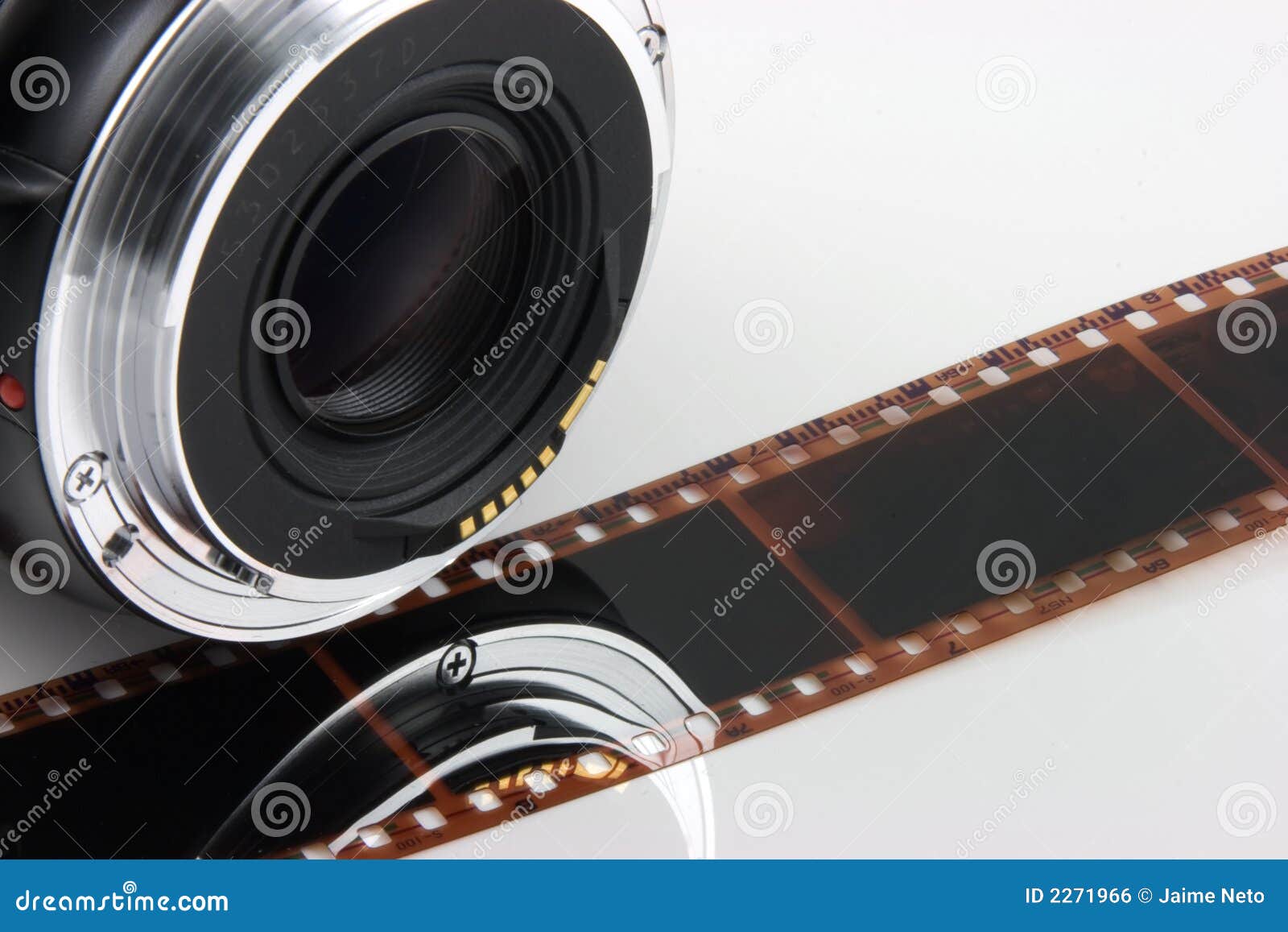 Lens film strip stock photo. Image of transparency, strip - 2271966