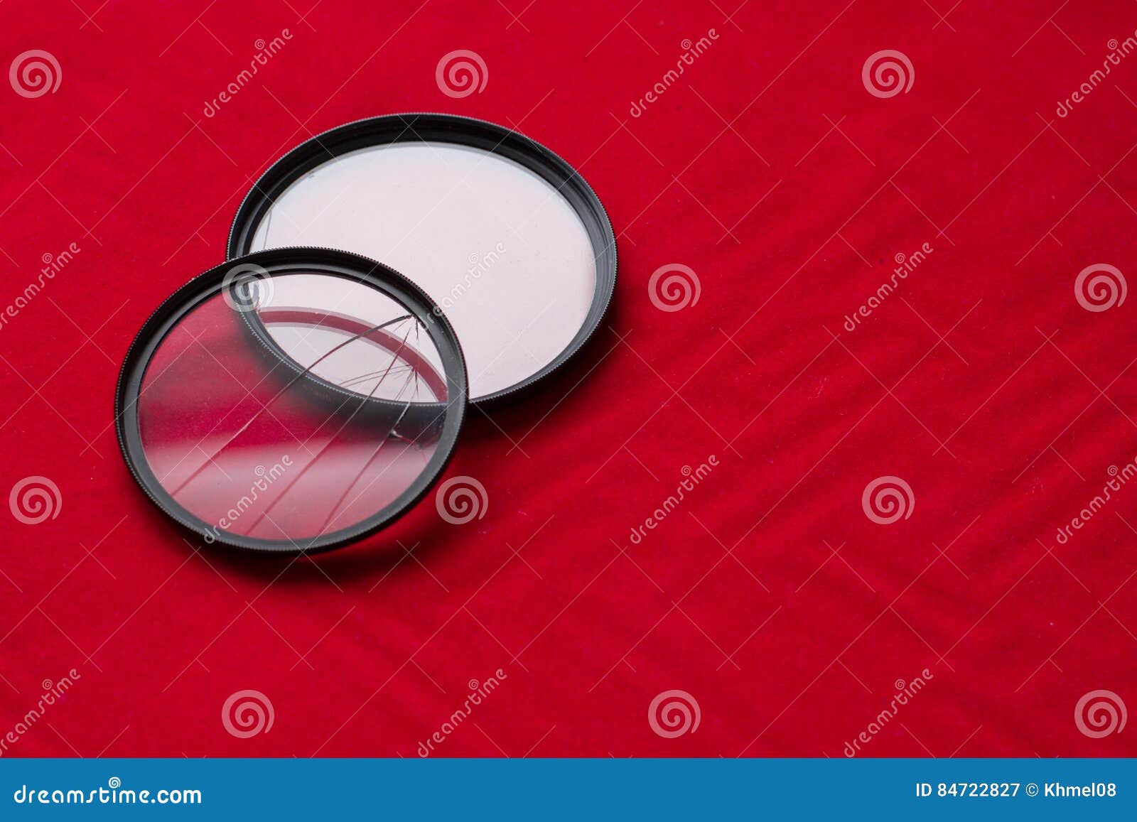 Lens Filter with a Broken Glass. Camera Lens Stock Image - Image of ...