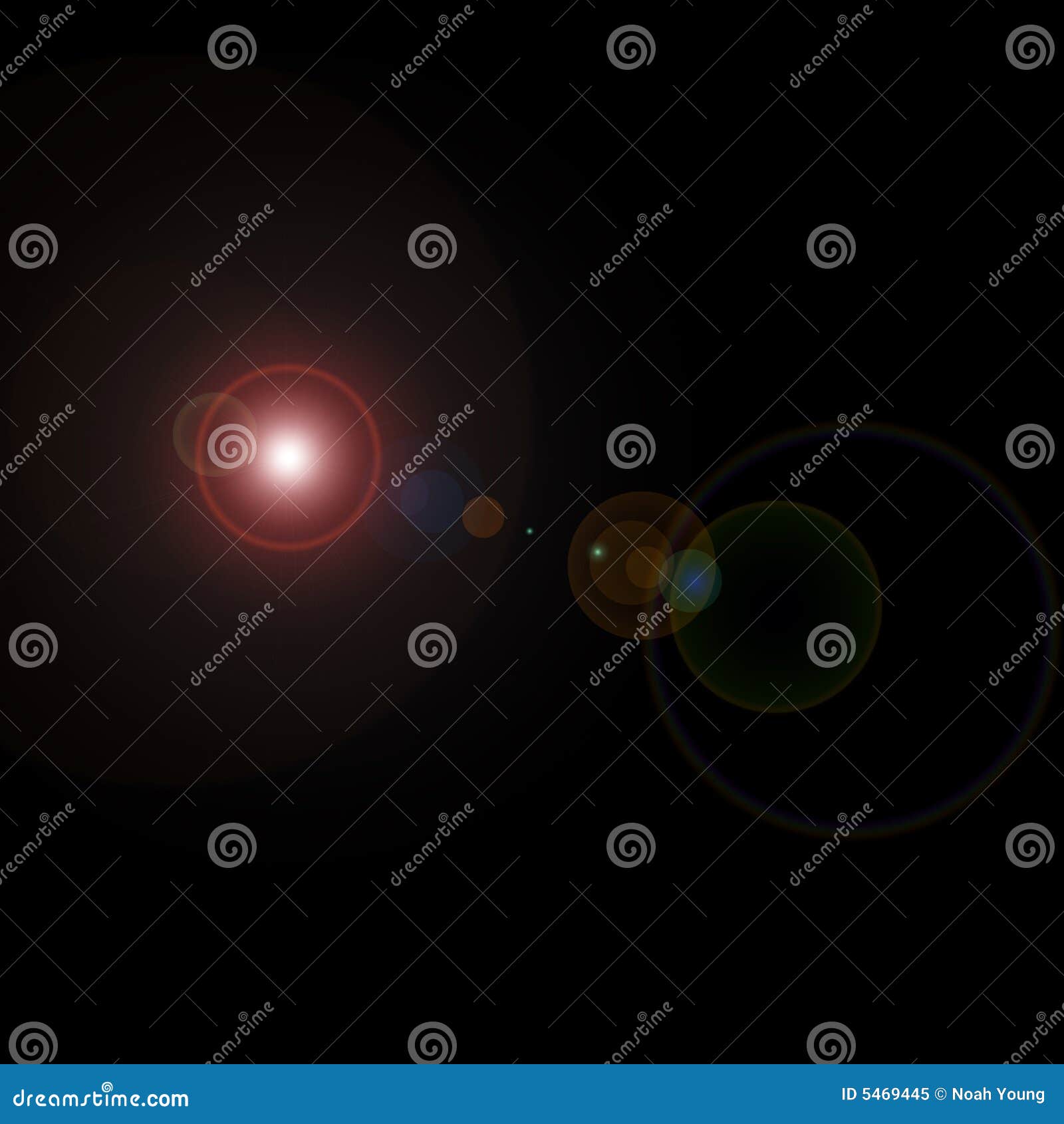 Lens flare stock illustration. Illustration of space, circle - 5469445