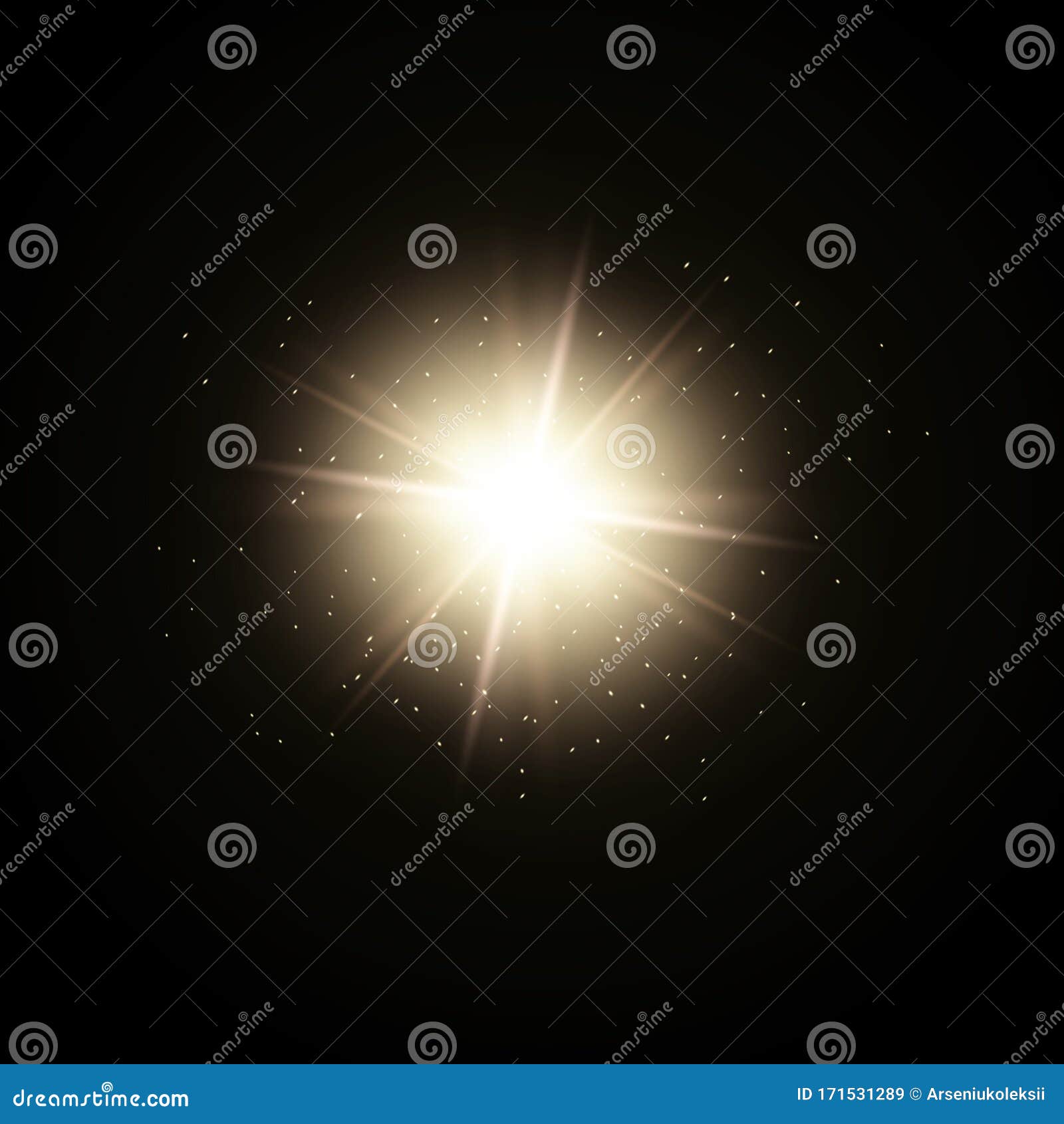 Lens flare. Camera Flash stock vector. Illustration of isolated - 171531289