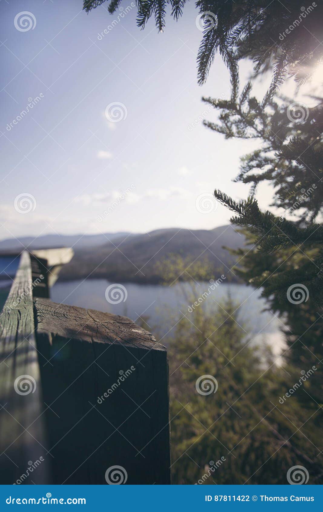 Lens flare in Canada stock photo. Image of lens, lake - 87811422