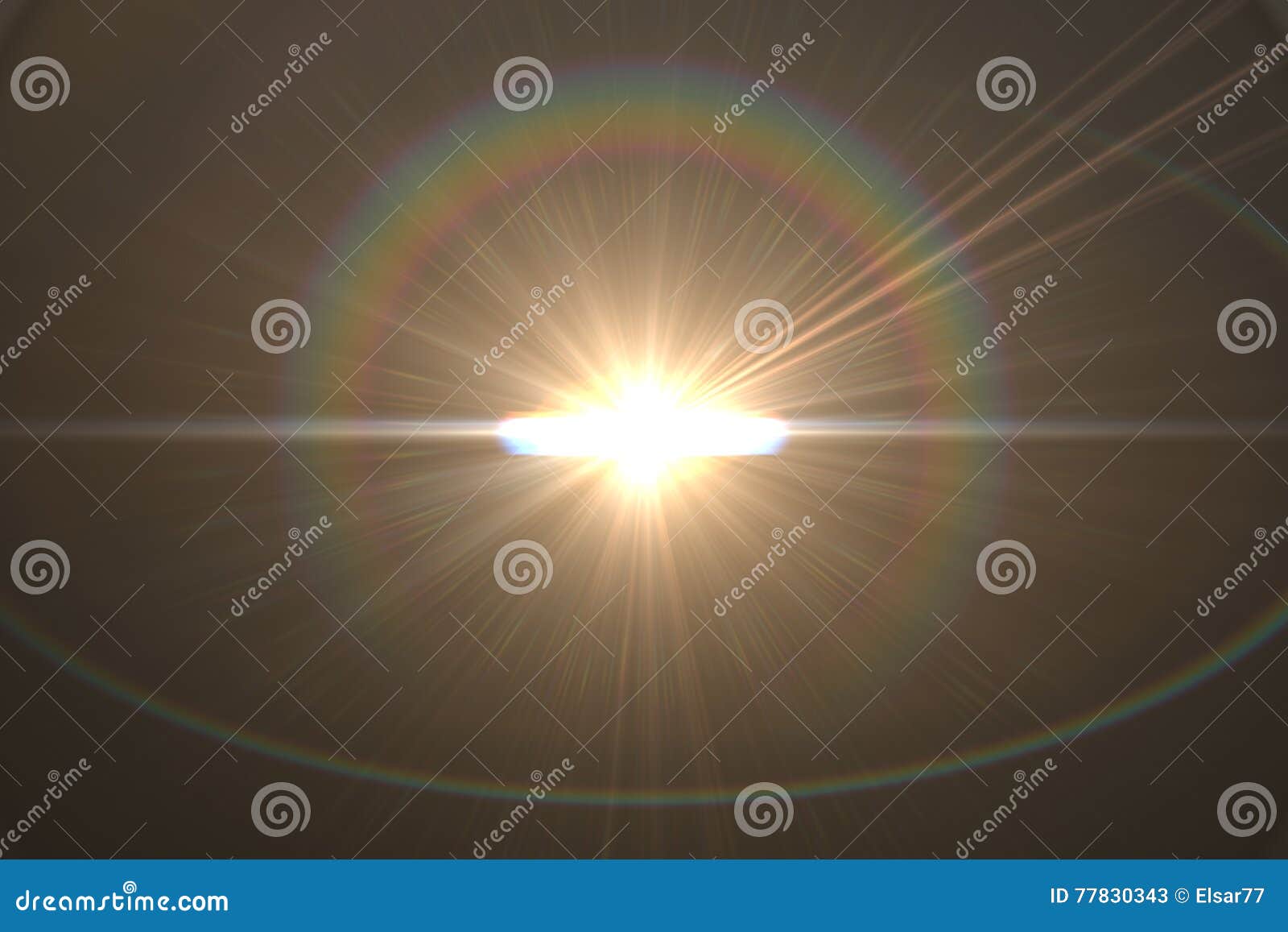 Lens flare effect stock illustration. Illustration of flare - 77830343