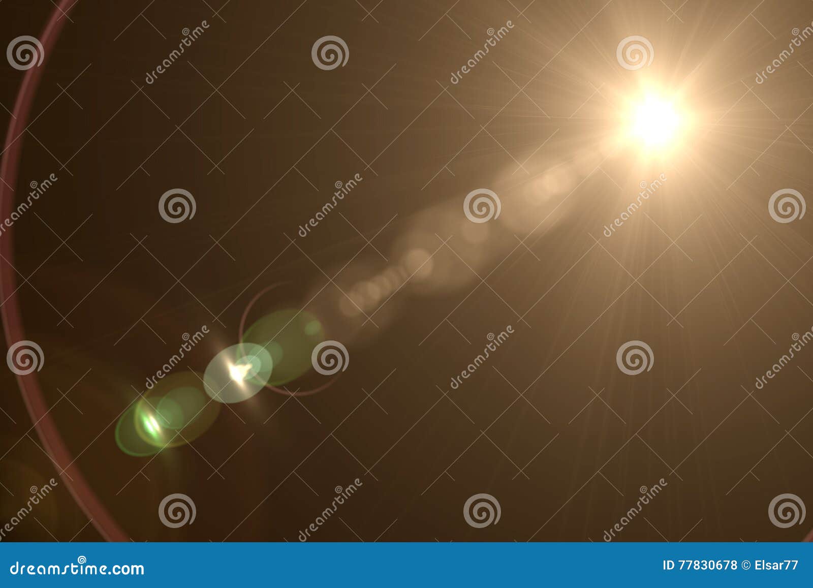 Lens flare effect stock illustration. Illustration of night - 77830678