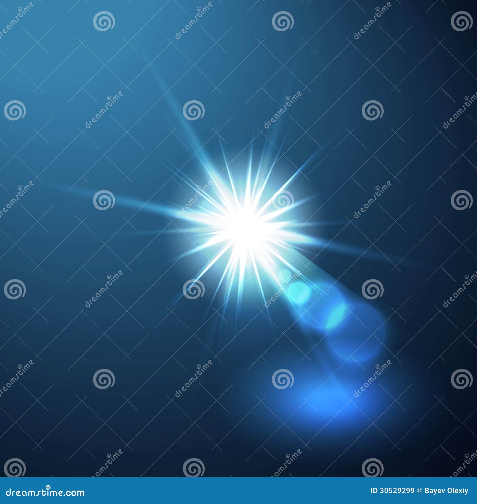 Lens flare illustration stock vector. Illustration of glitter - 30529299