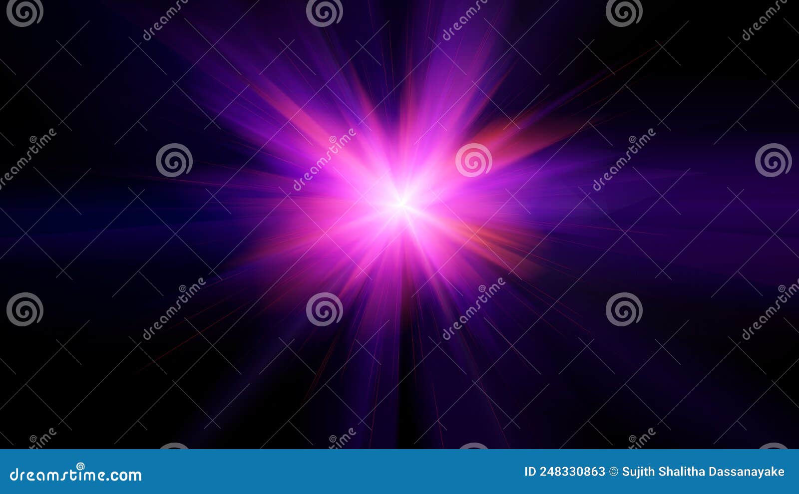 Blue and Purple Emergence Light Effect Stock Illustration ...
