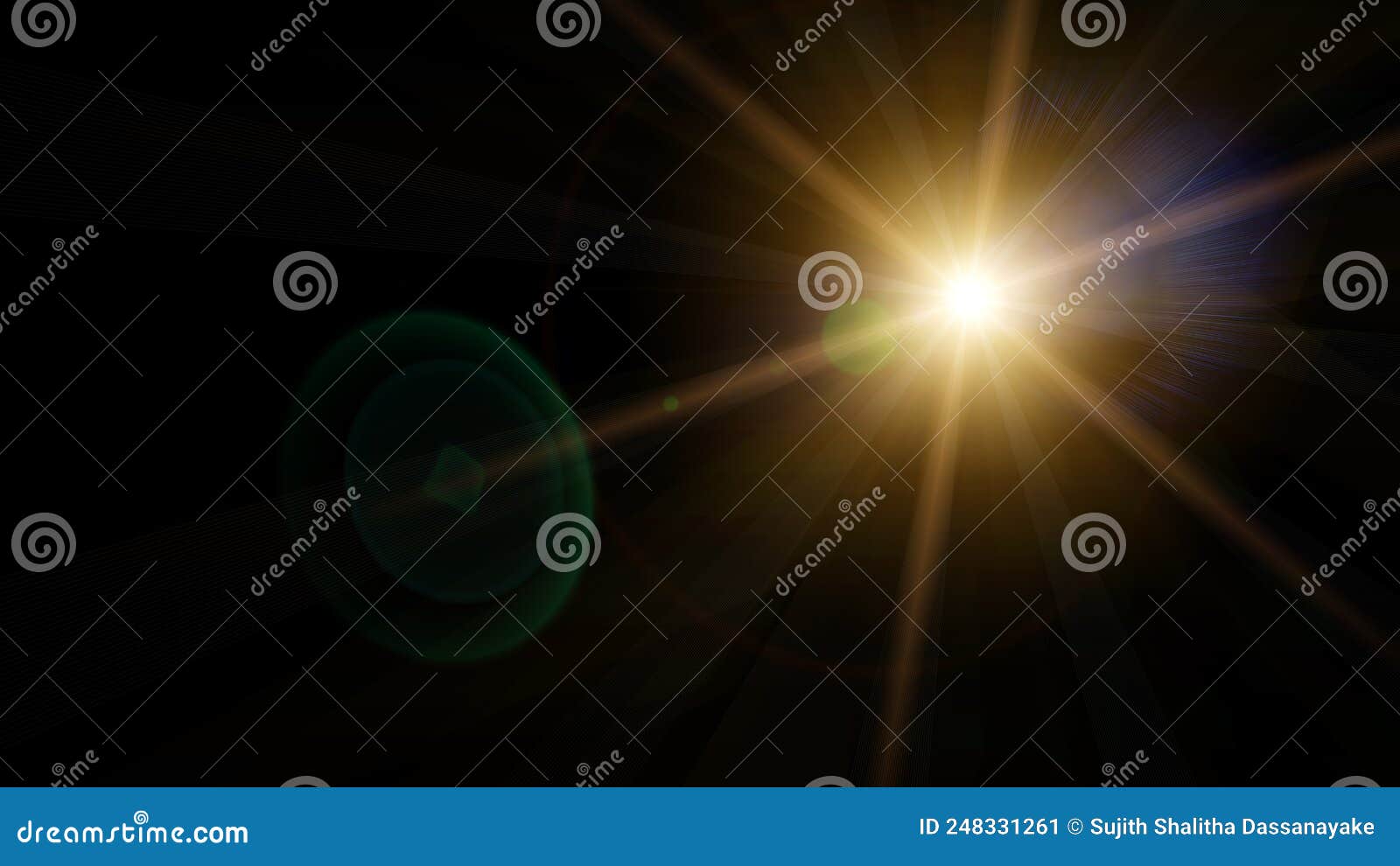 Digicam Sun Light Effect stock illustration. Illustration of lens ...
