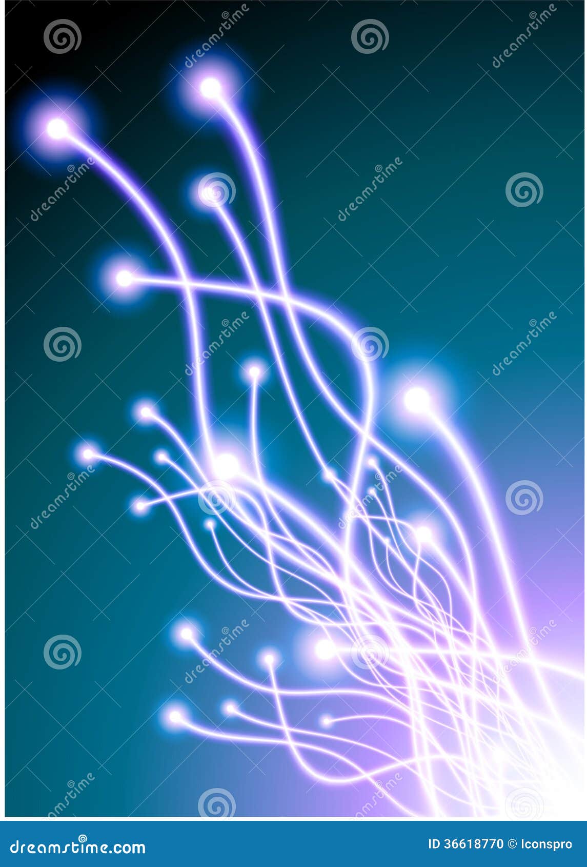 Lens Flare on Light Line Background Stock Illustration - Illustration ...