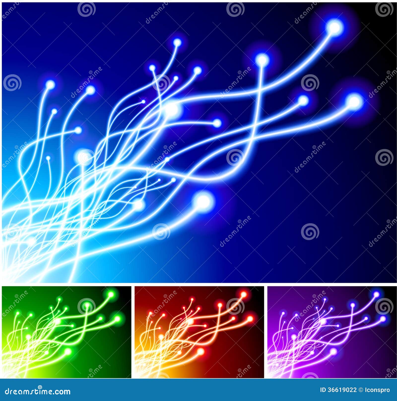 Lens Flare on Light Line Background Stock Illustration - Illustration ...