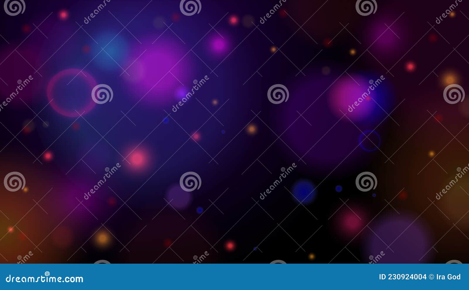 Lens Flare Particles Abstract Background Stock Vector - Illustration of ...