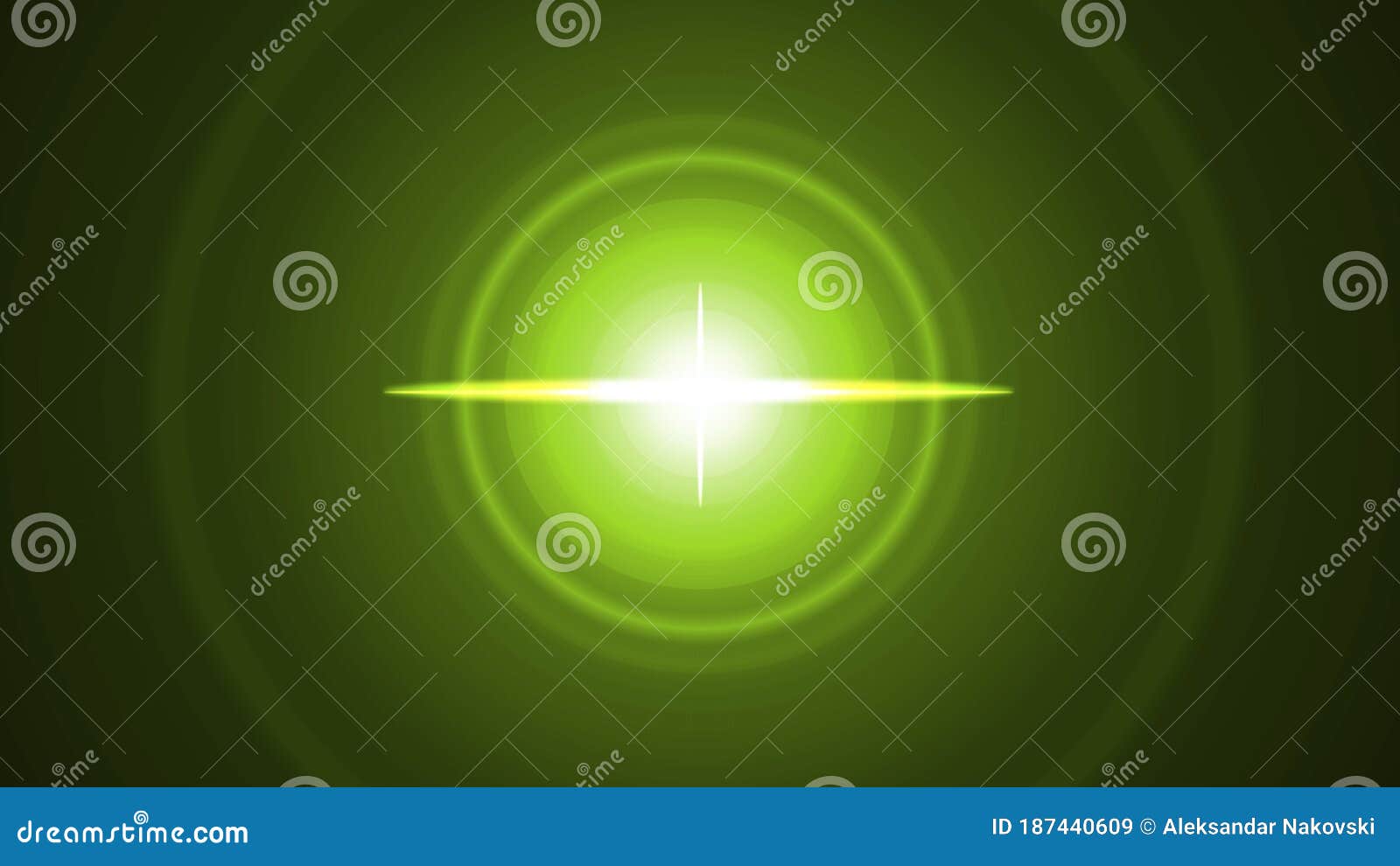 Lens Flare Star Pulsing Abstract Stock Illustration - Illustration of ...