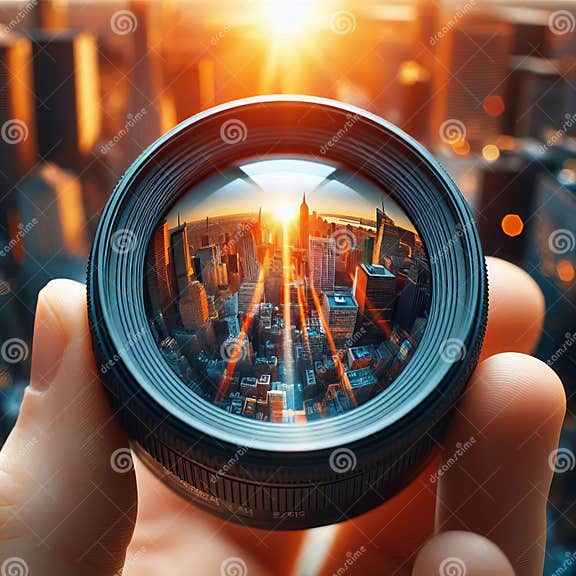 15 49 Lens Focus a Visual Effect that Emphsizes or Blurs Certai Stock ...