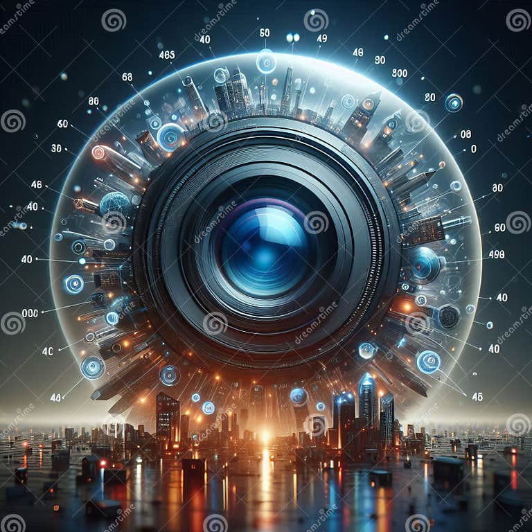 17 49 Lens Focus a Visual Effect that Emphsizes or Blurs Certai Stock ...