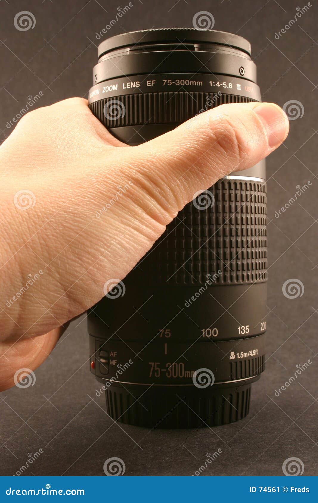 Lens hold by hand stock image. Image of optical, focus, handup - 74561