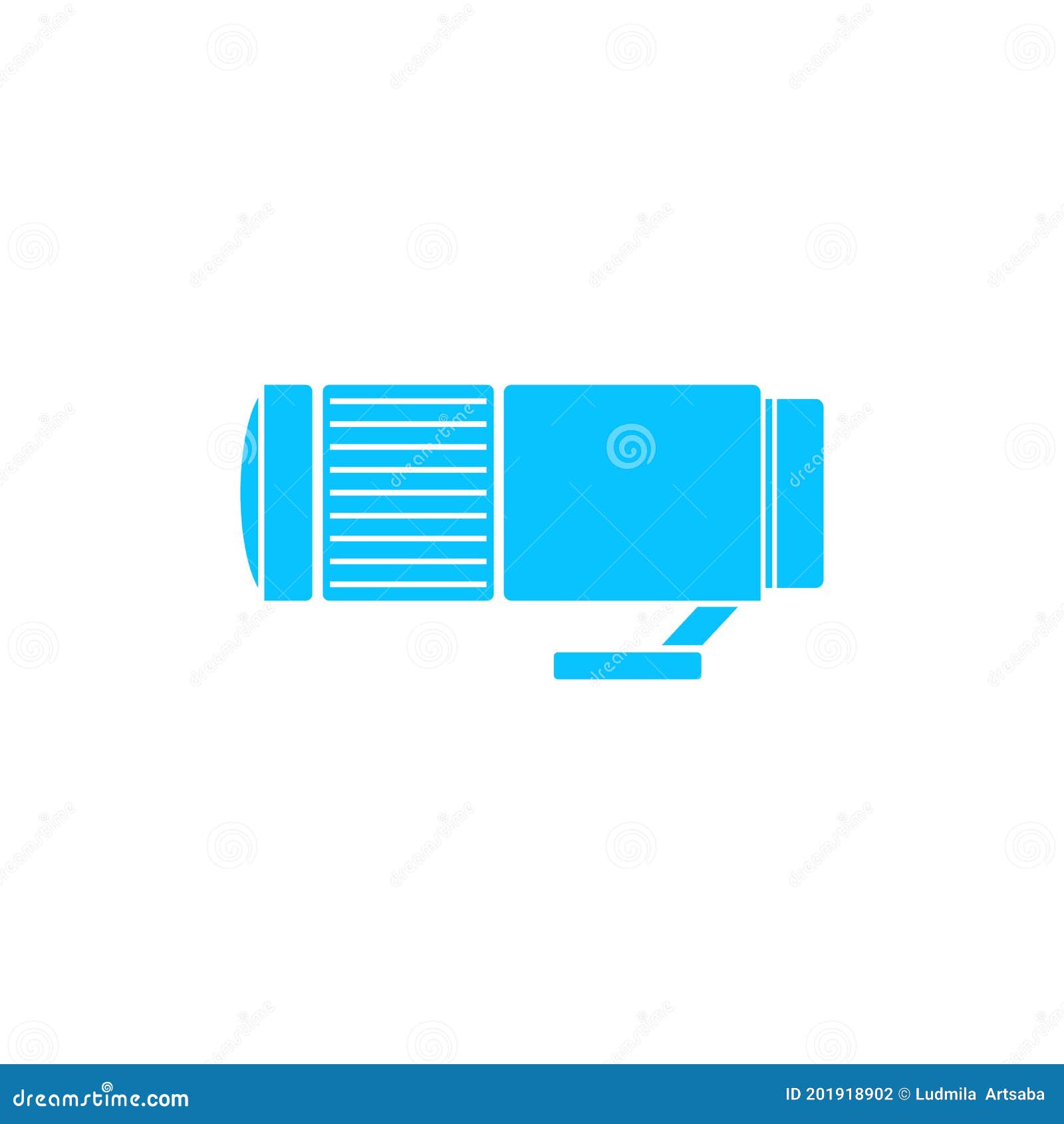 Lens icon flat stock illustration. Illustration of shutter - 201918902