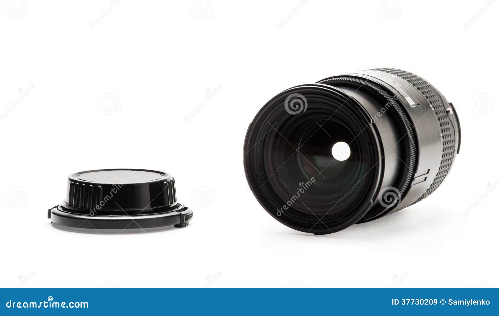 Lens and lens cup stock image. Image of round, cover - 37730209