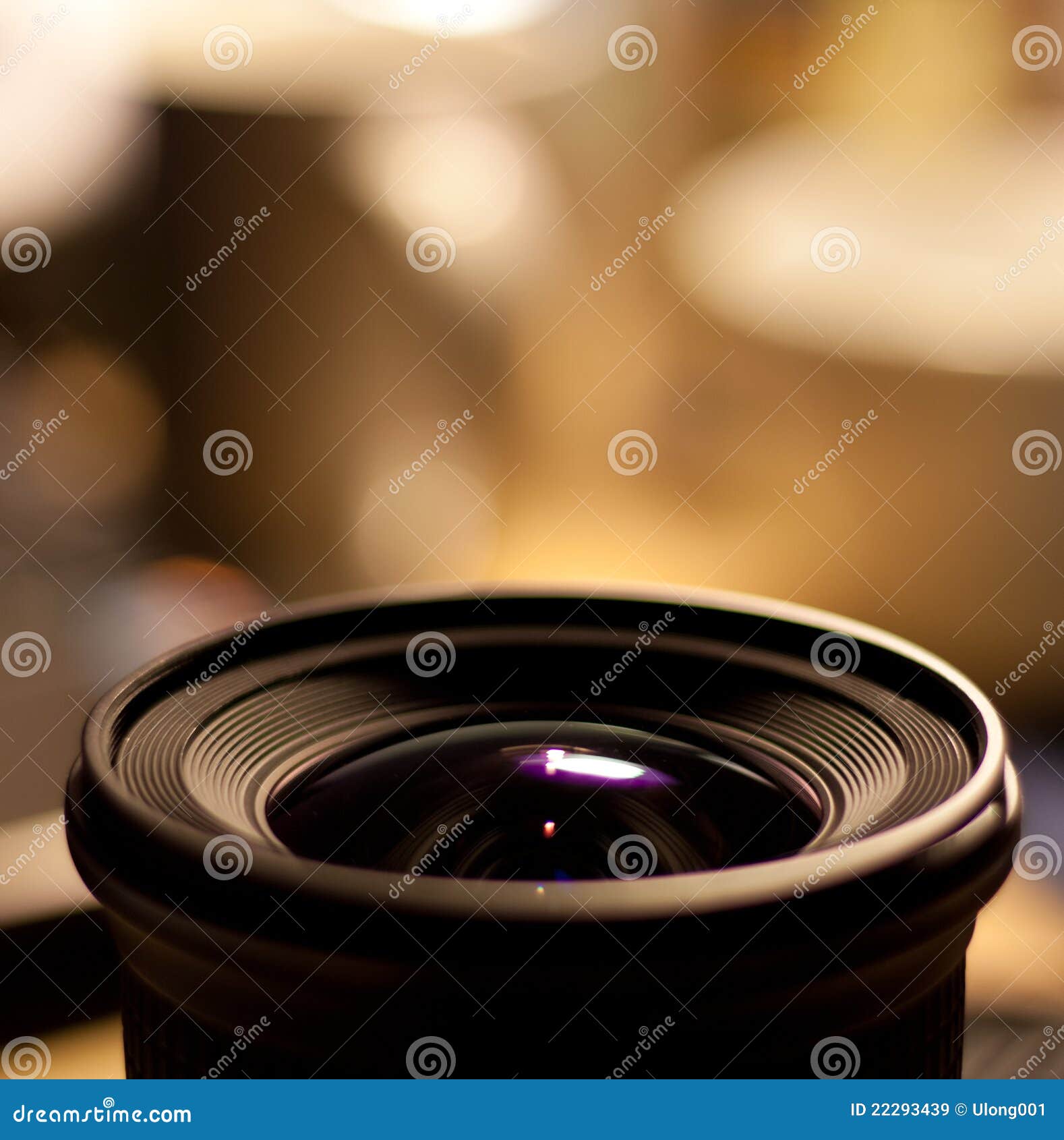 Lens and light stock image. Image of desk, dslr, warm - 22293439