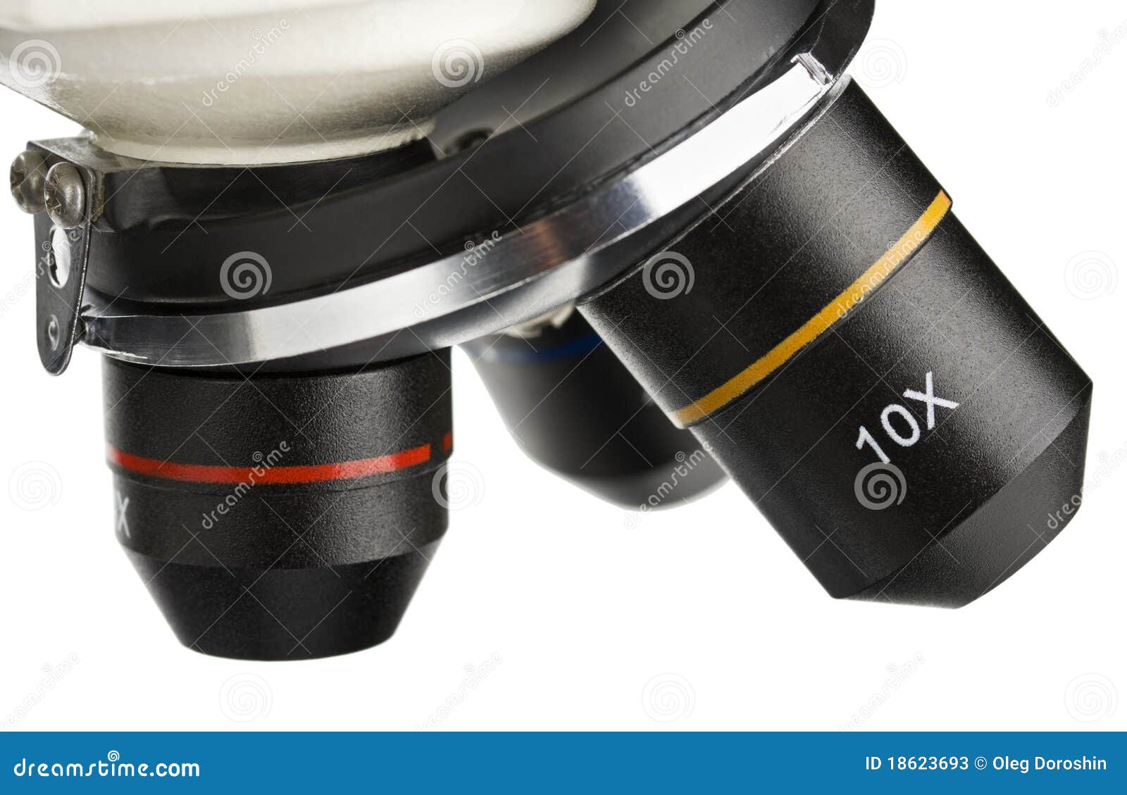 Lens of the microscope stock image. Image of analyzing - 18623693