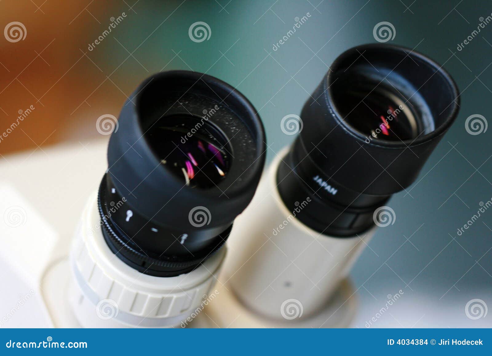 Lens from microscope stock photo. Image of experiment - 4034384