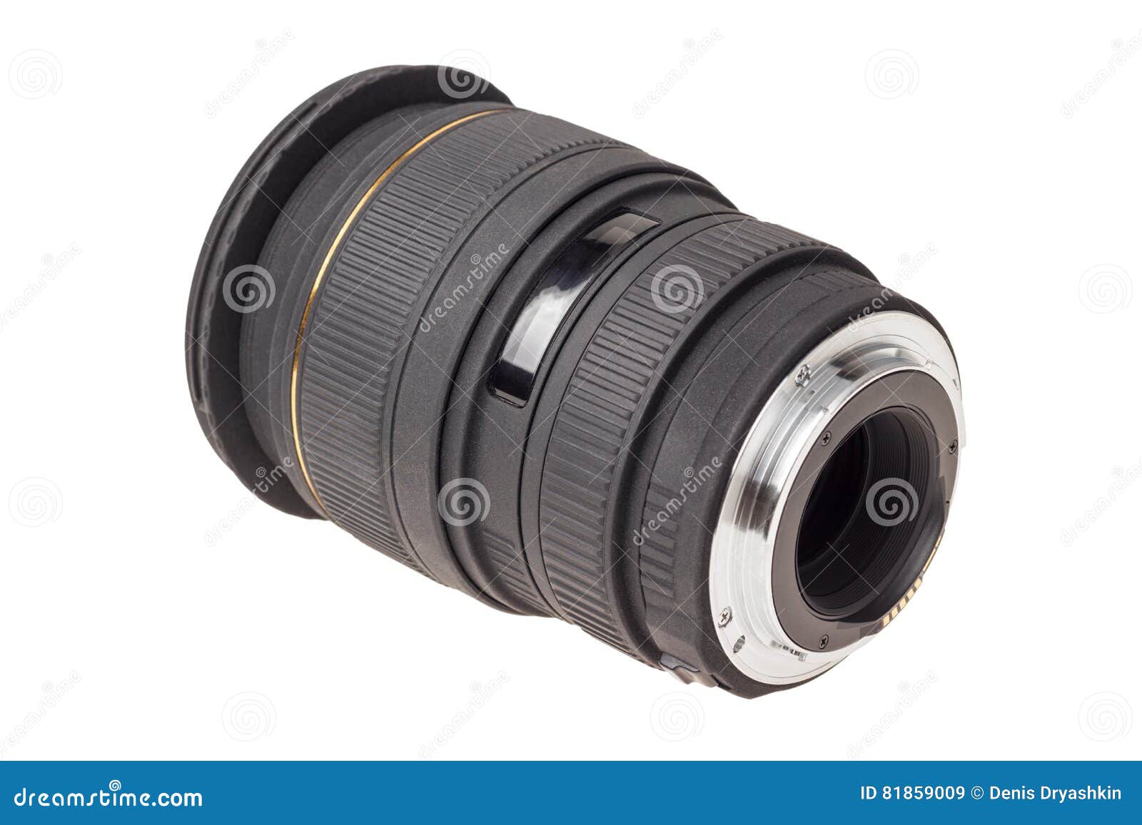 Lens of Modern Digital Camera, Rear View of Lens Stock Image - Image of ...