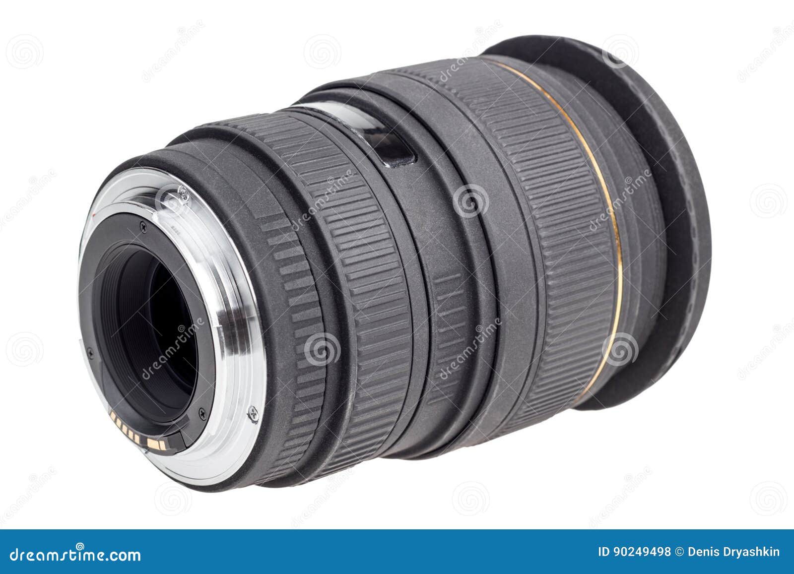 Lens of Modern Digital Camera, Rear View of Lens Stock Photo - Image of ...