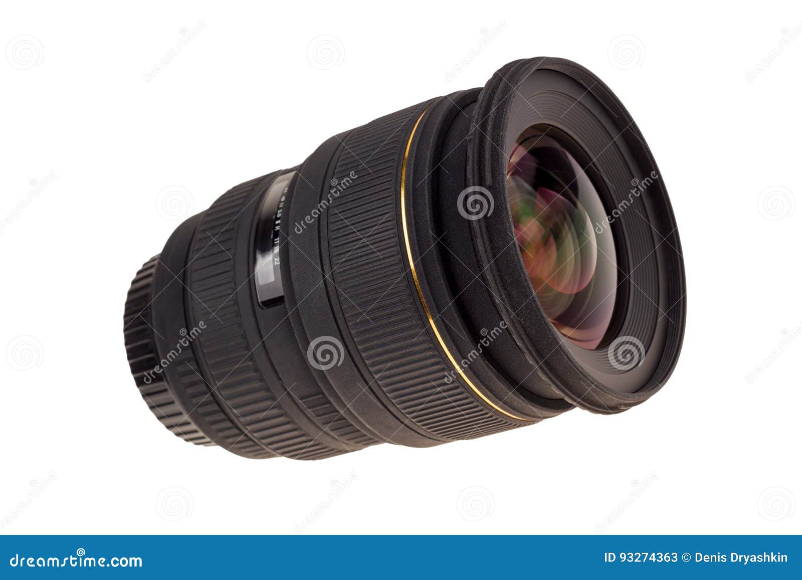 Lens of Modern Digital Camera, View of Front Lens Stock Image - Image ...