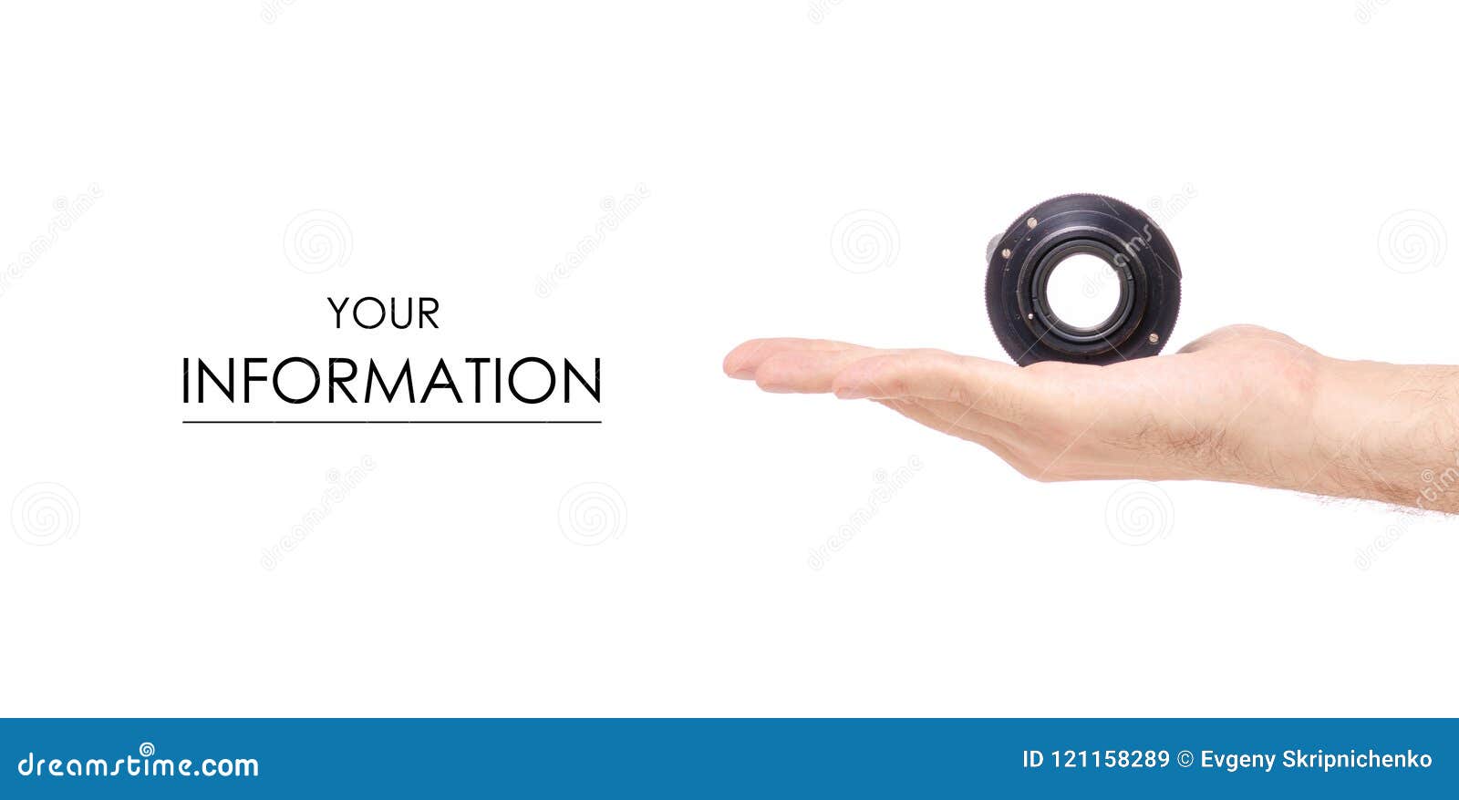 Lens Objective in Hand Pattern Stock Image - Image of color, film ...