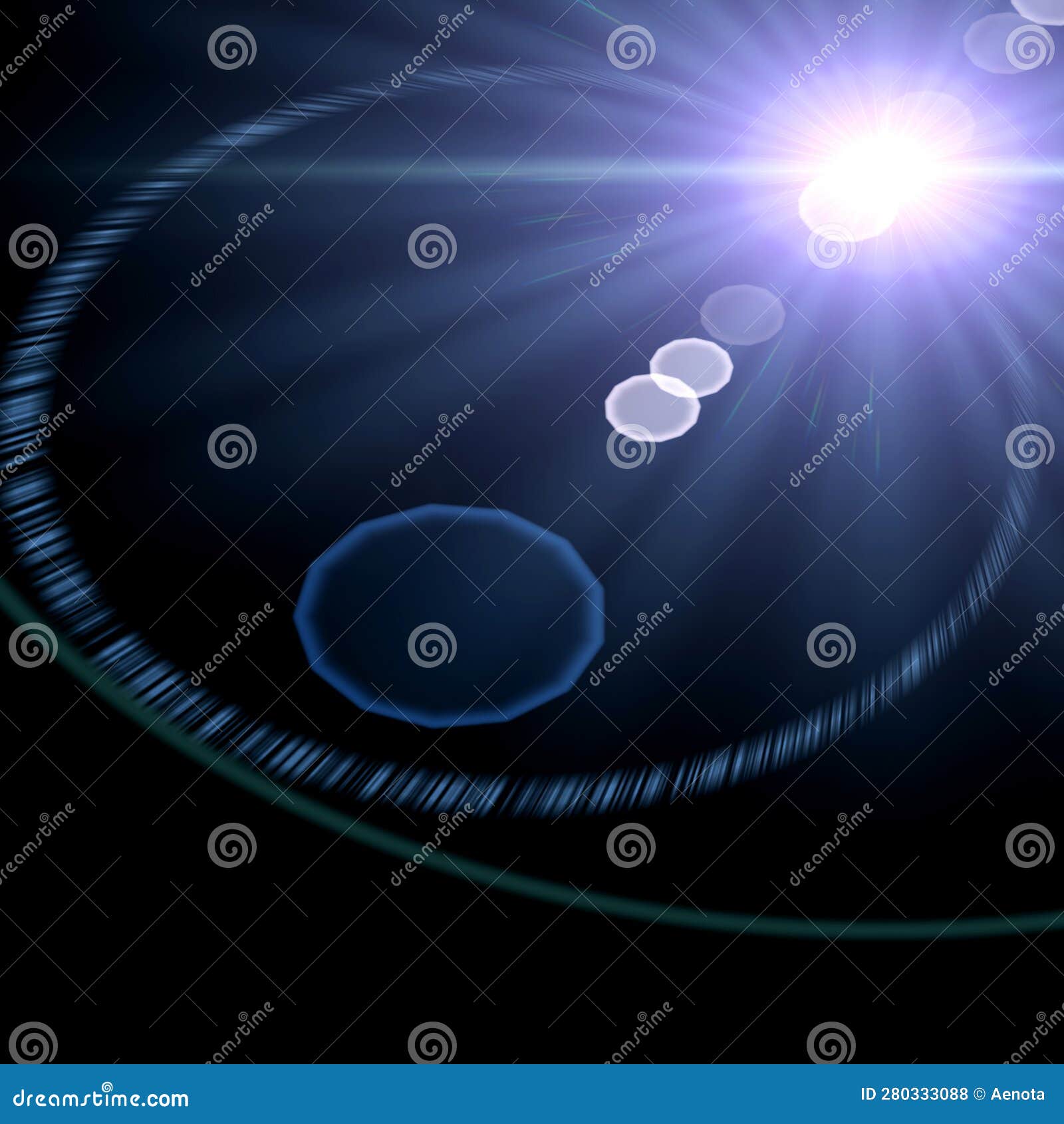 Lens Patch of Reflected Light Flares Stock Illustration - Illustration ...