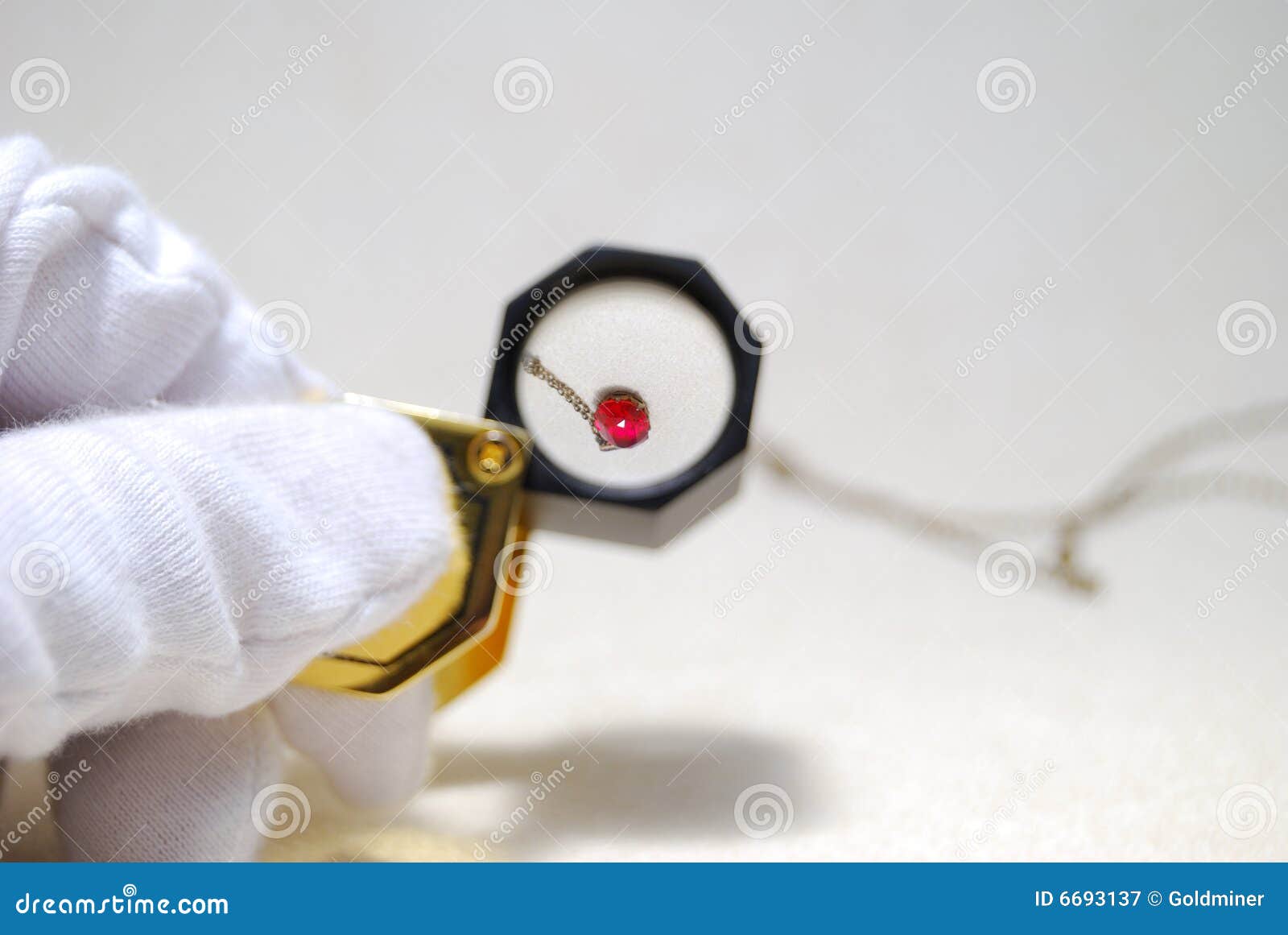 Lens and ruby stock image. Image of gold, crystal, clarity - 6693137