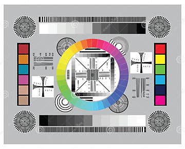 Lens Test Chart stock vector. Illustration of photographer - 36818513