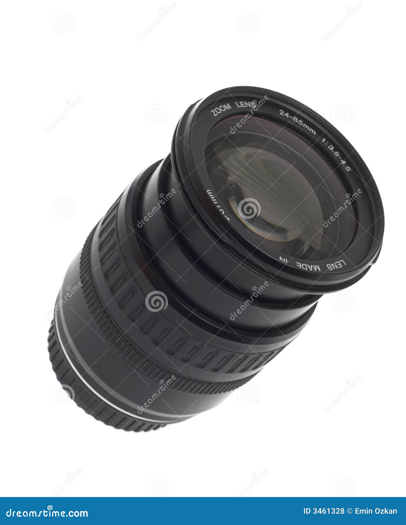 Lens on white stock photo. Image of optical, white, equipment - 3461328