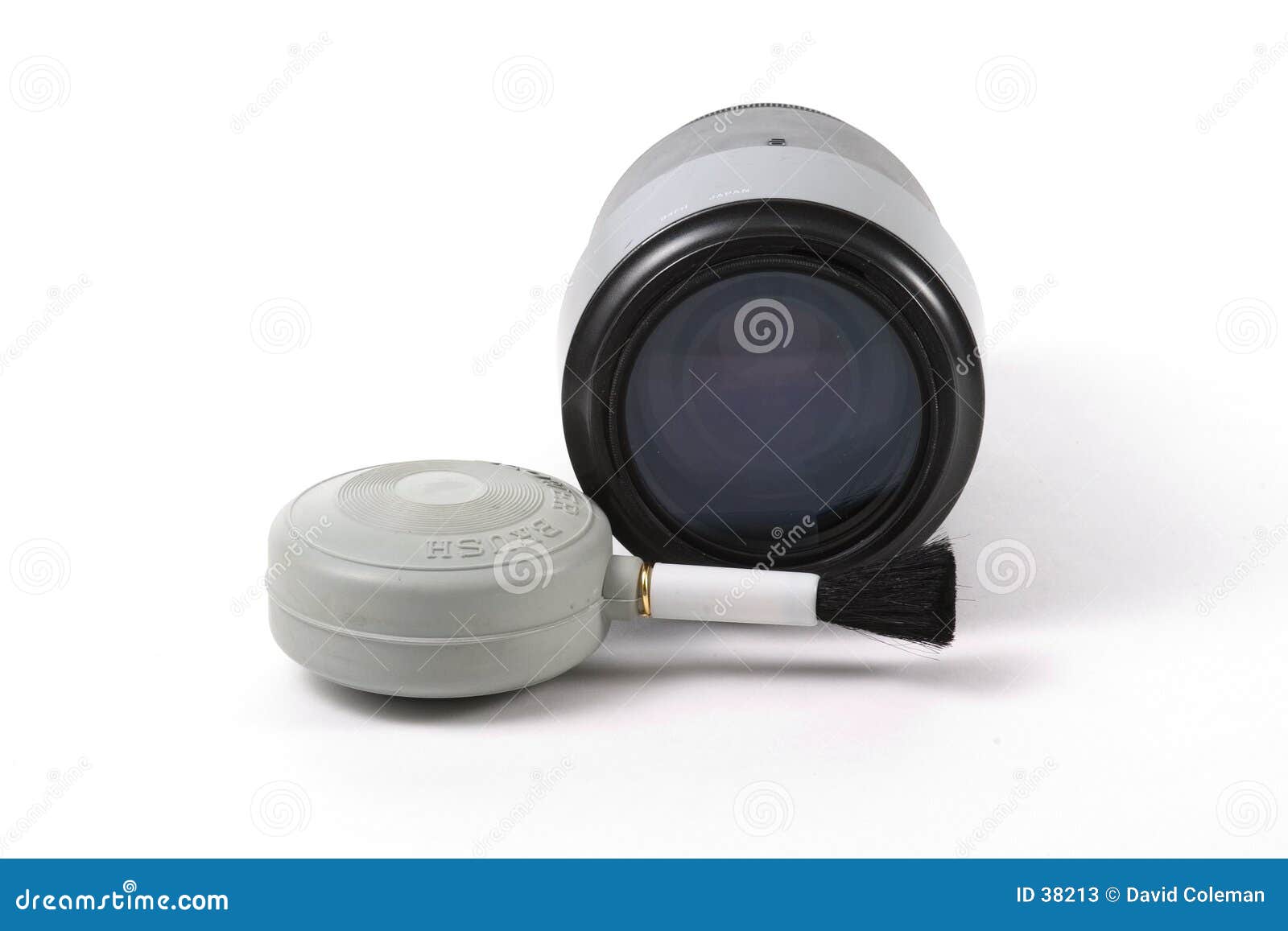 Lense and Blower Brush stock image. Image of tools, rubber - 38213