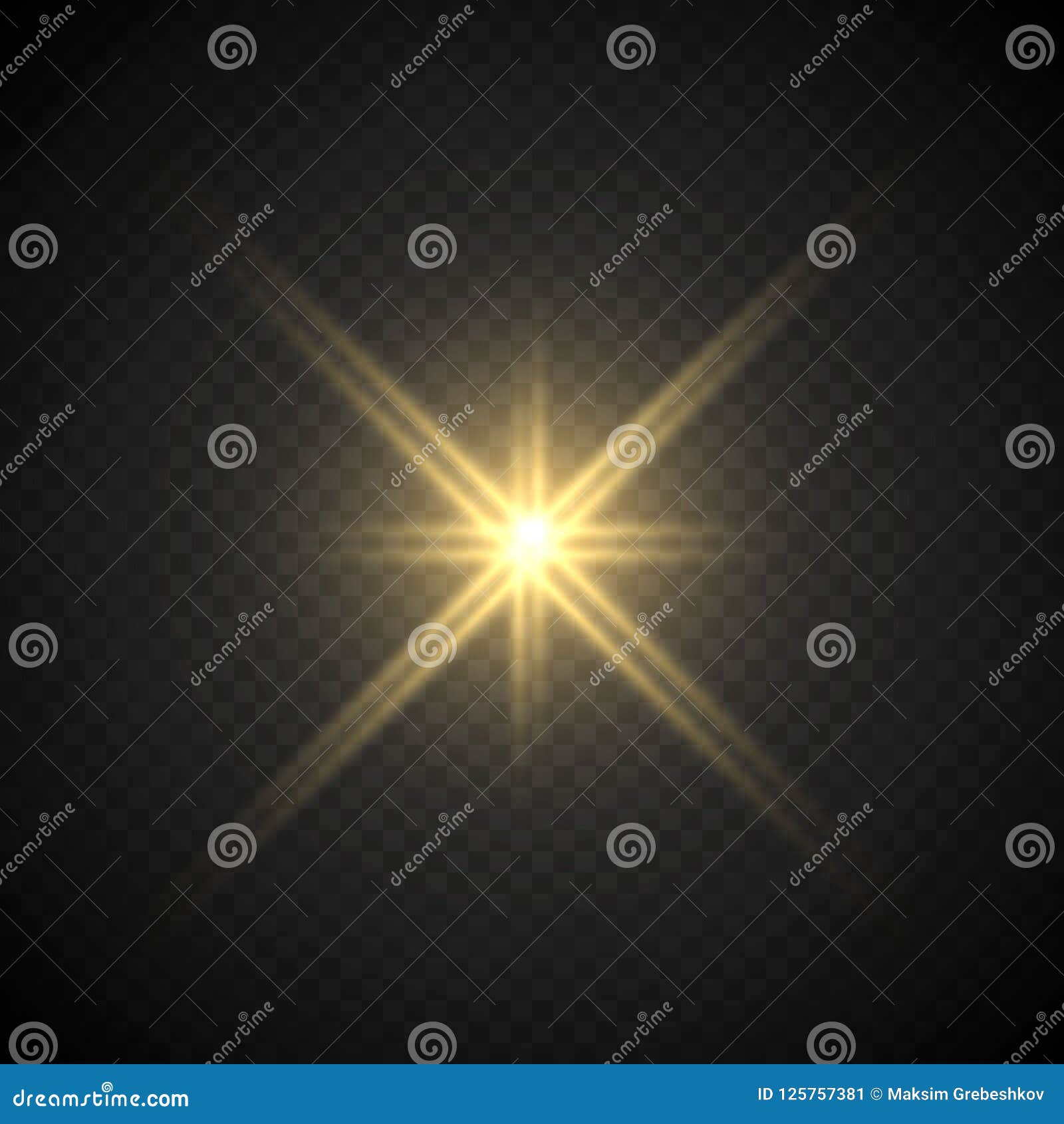 Lense Flare Light Effect Cartoon Vector | CartoonDealer.com #125757381