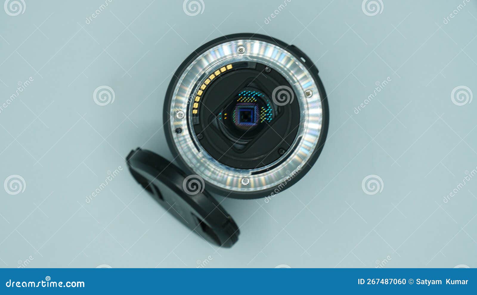 Lense View Under the Camera Stock Photo - Image of circle, organ: 267487060