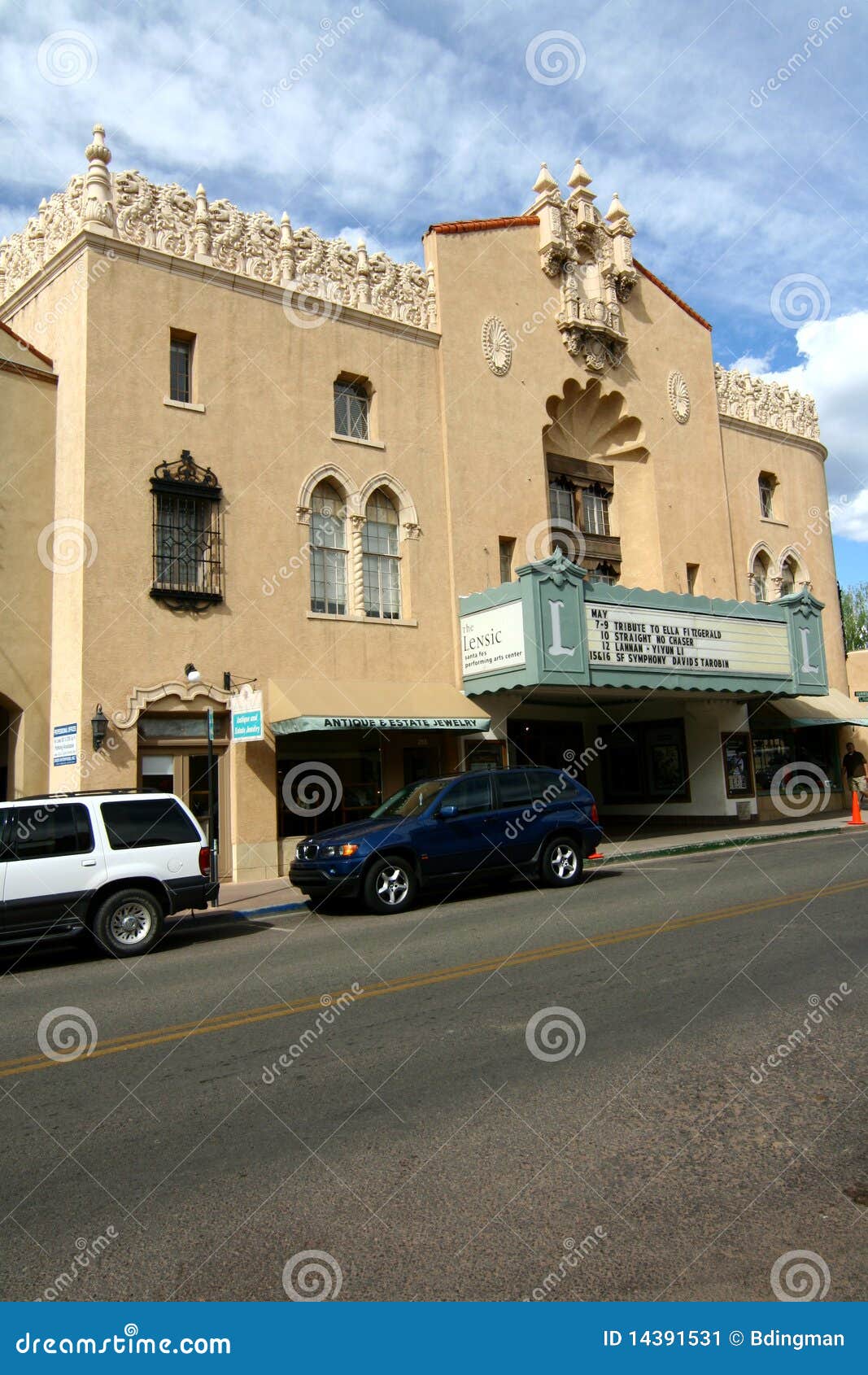 Lensic Theater - Santa Fe editorial photo. Image of architecture - 14391531