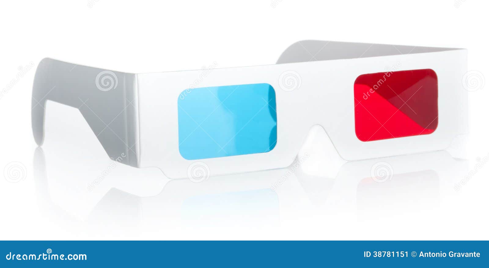 Lentes 3d imagen de archivo. Imagen de blanco, estéreo - 38781151