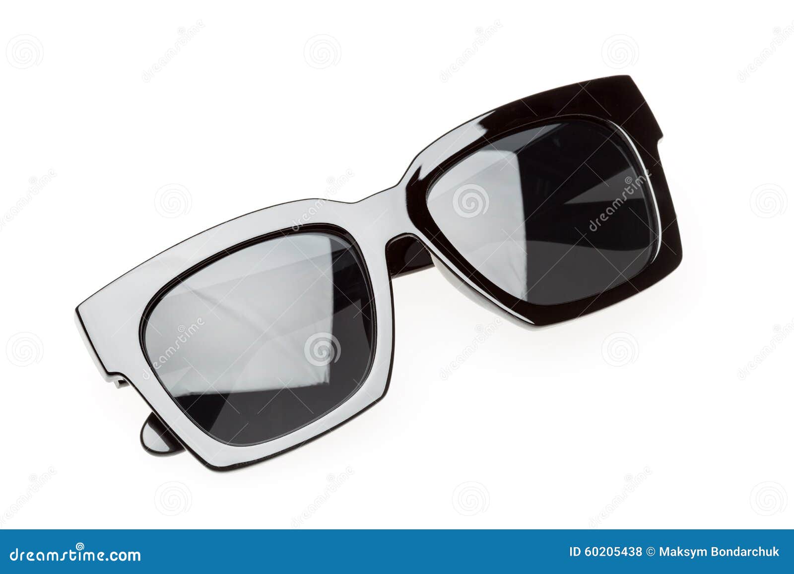 Lentes De Sol Negros Aisladas En Blanco Foto de archivo - Imagen de ...