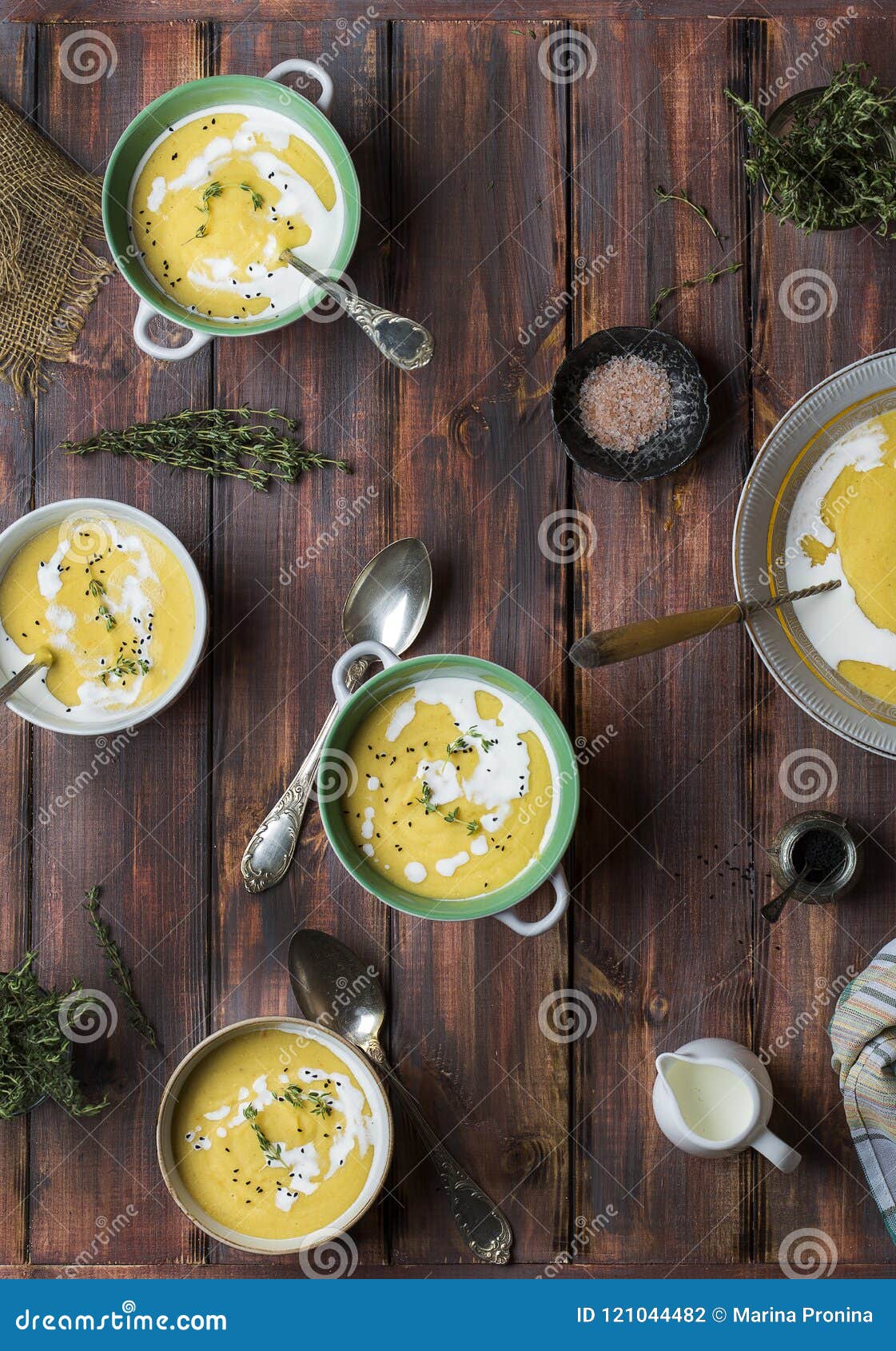 Lentil cream soup stock photo. Image of organic, nutrition - 121044482