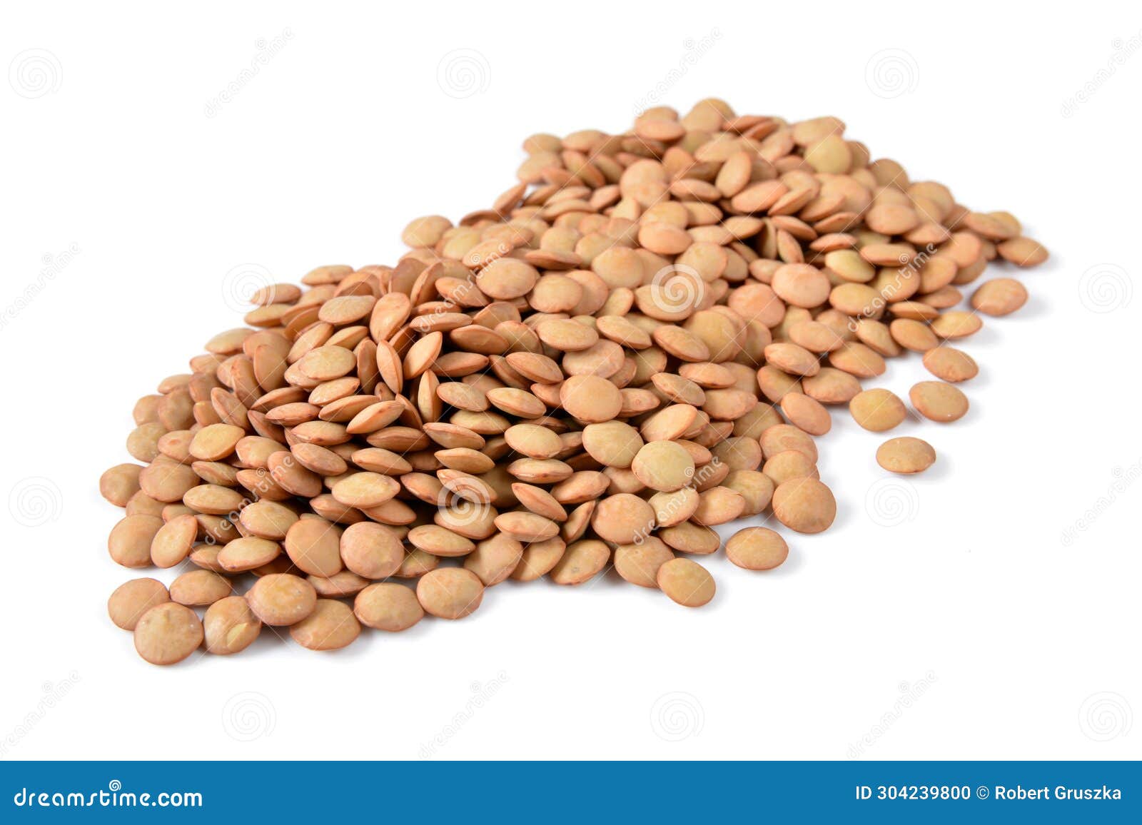 Lentil grains stock photo. Image of cooking, neutral - 304239800