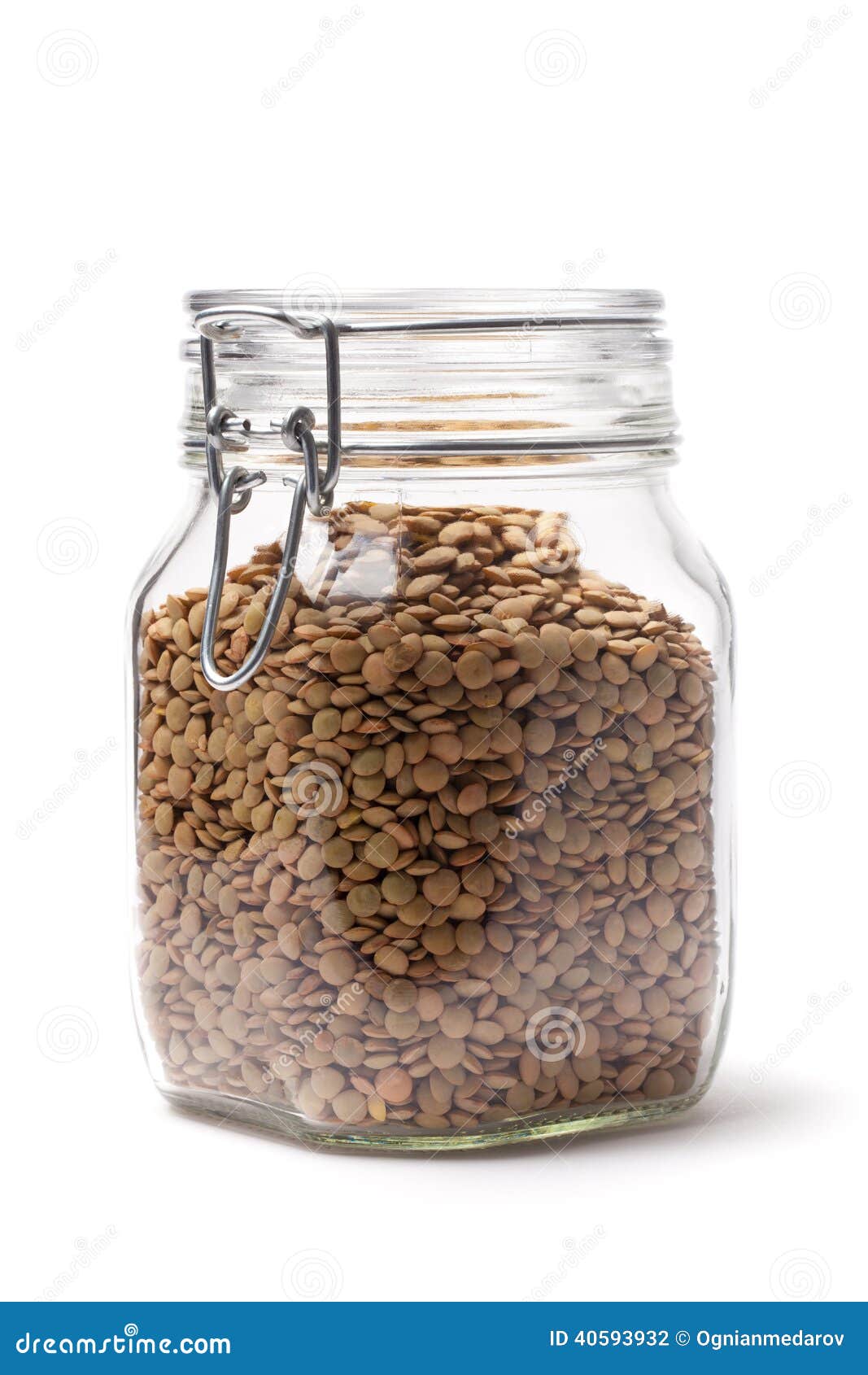 Lentil in a Jar stock photo. Image of food, glassware - 40593932