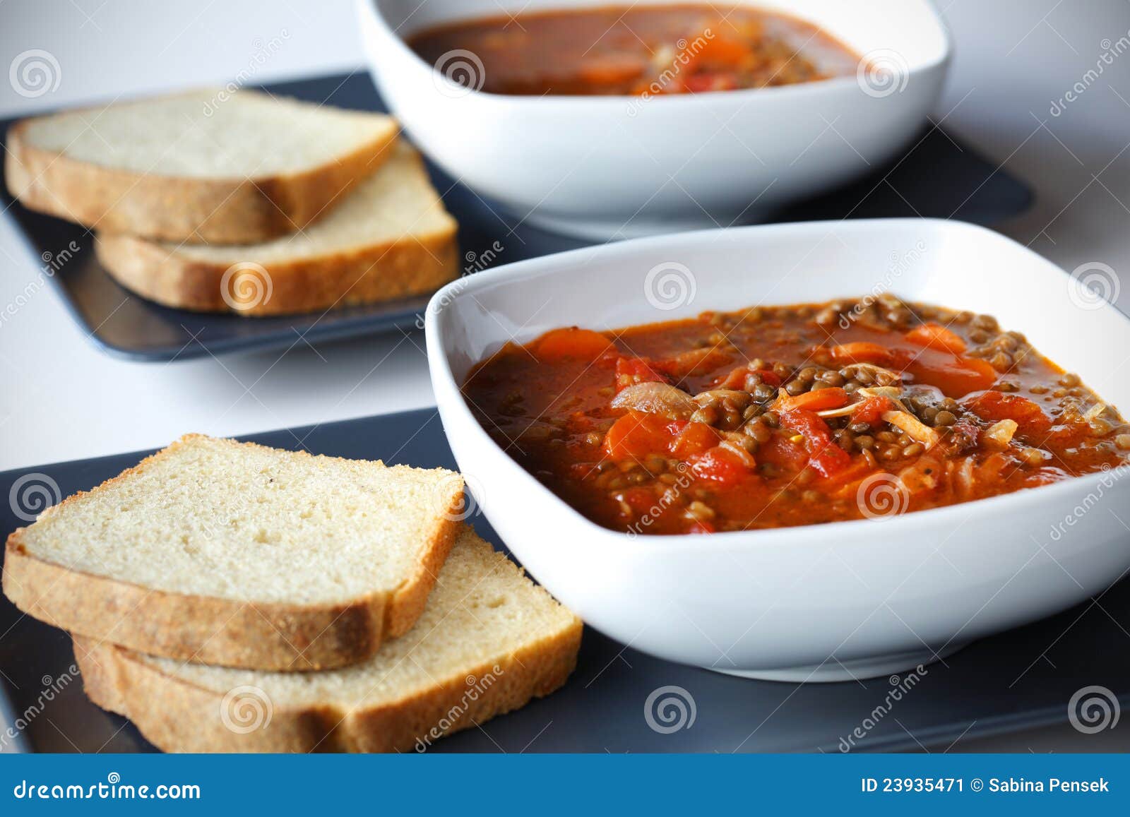 Lentil and Other Legume Stew with Carrots Stock Image - Image of ...