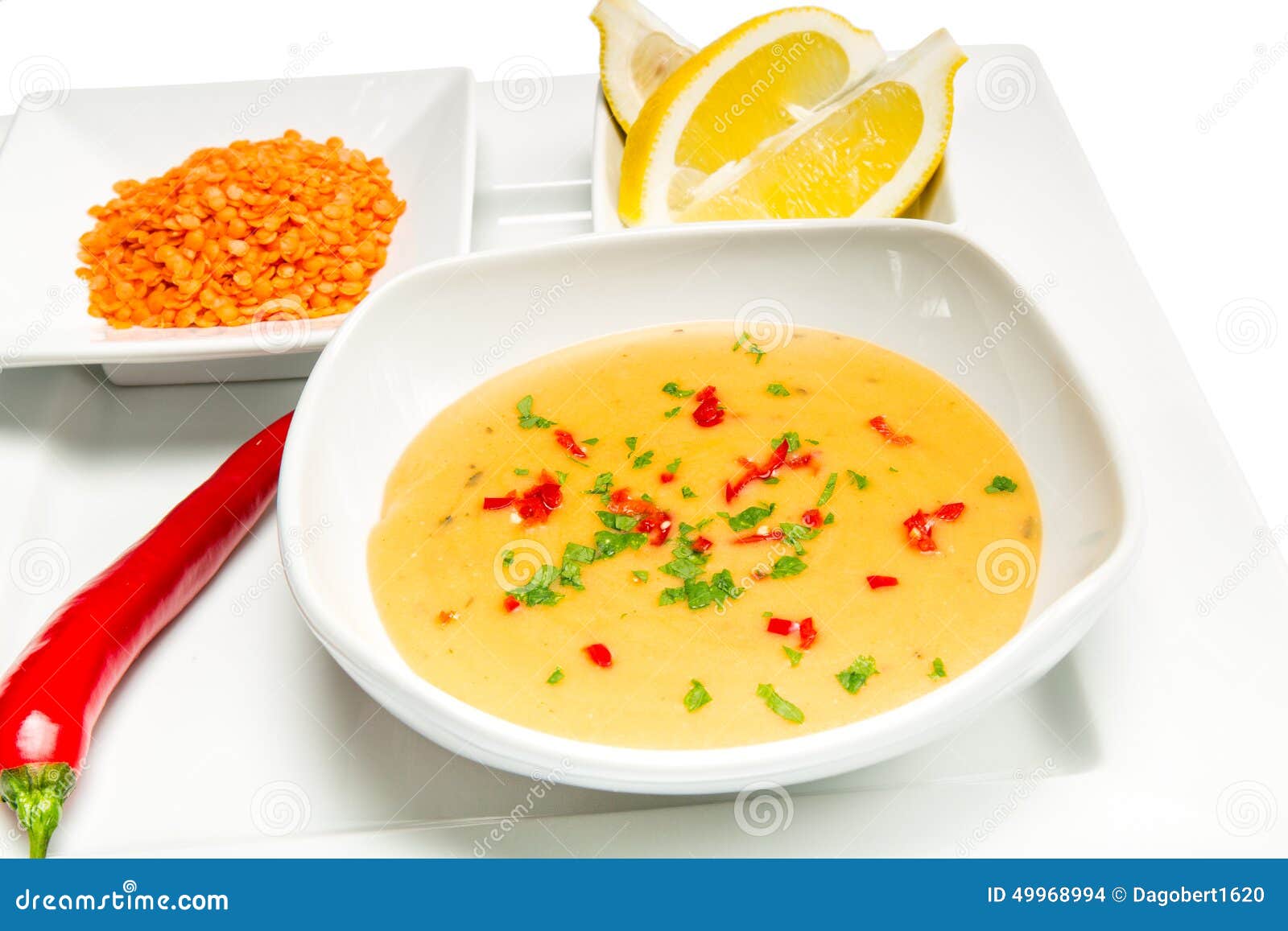 Lentil Soup - Mercimek Corbasi Stock Photo - Image of islolated, dish ...