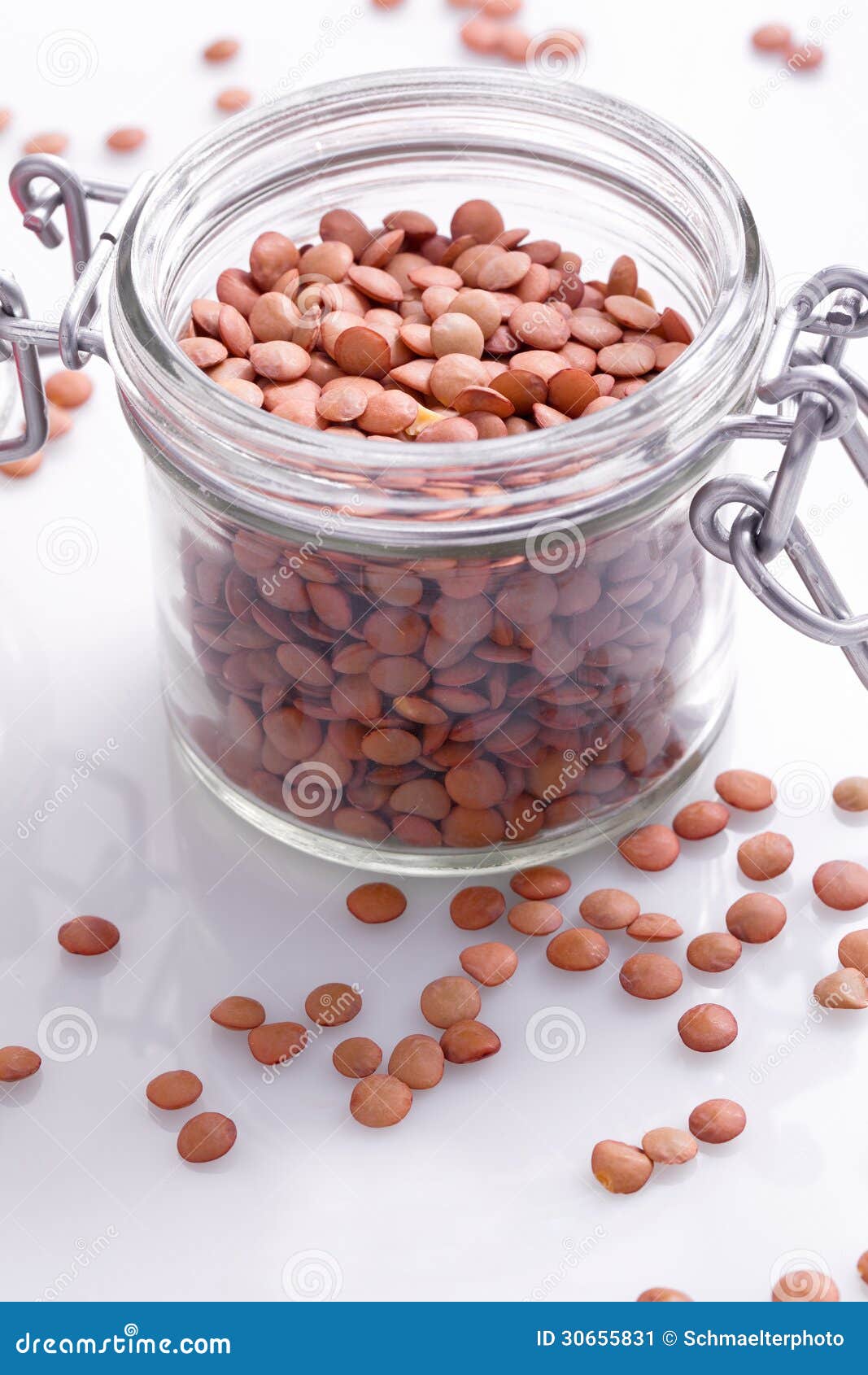 Lentil Vegetables in a Preserving Jar Stock Image - Image of food ...