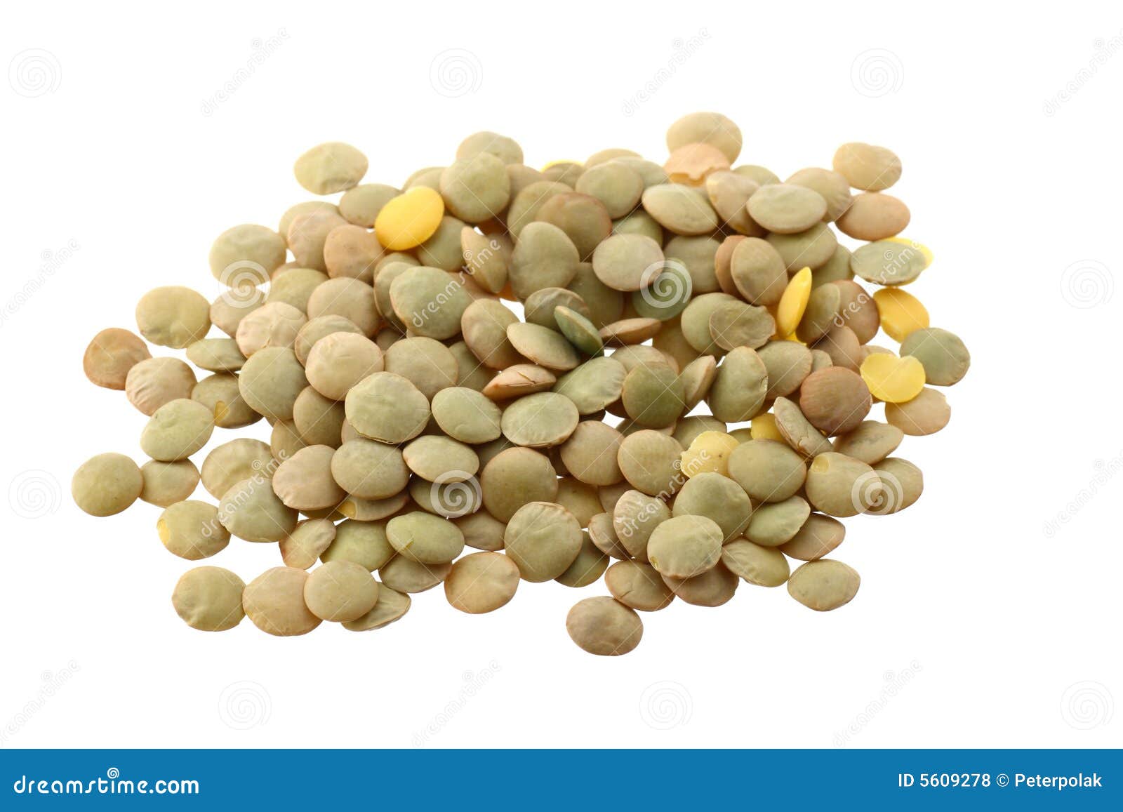 Lentils (lens Culinaris) on White Stock Photo - Image of lens, food ...
