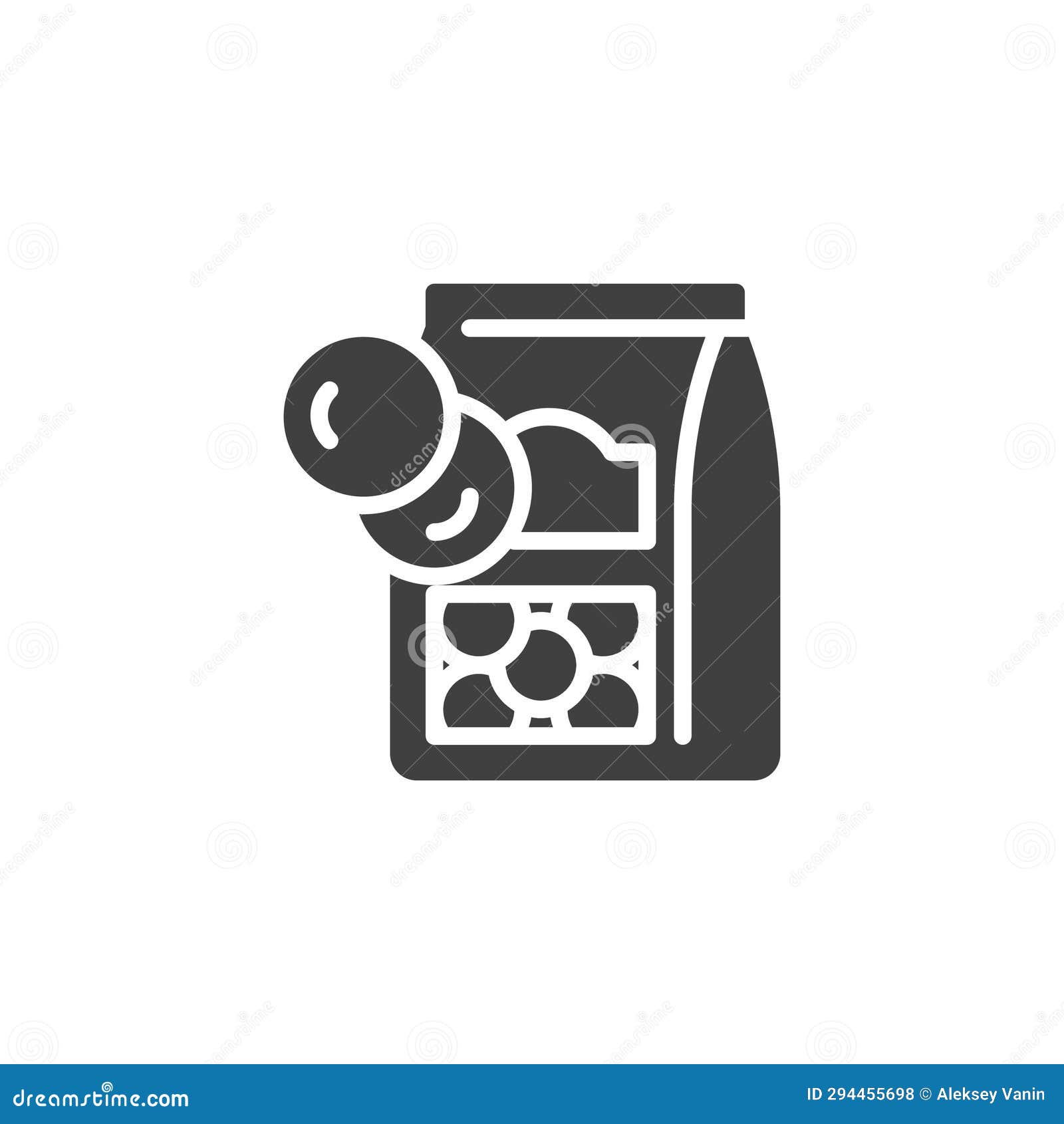 Lentils Packaging Vector Icon Stock Vector - Illustration of grain ...
