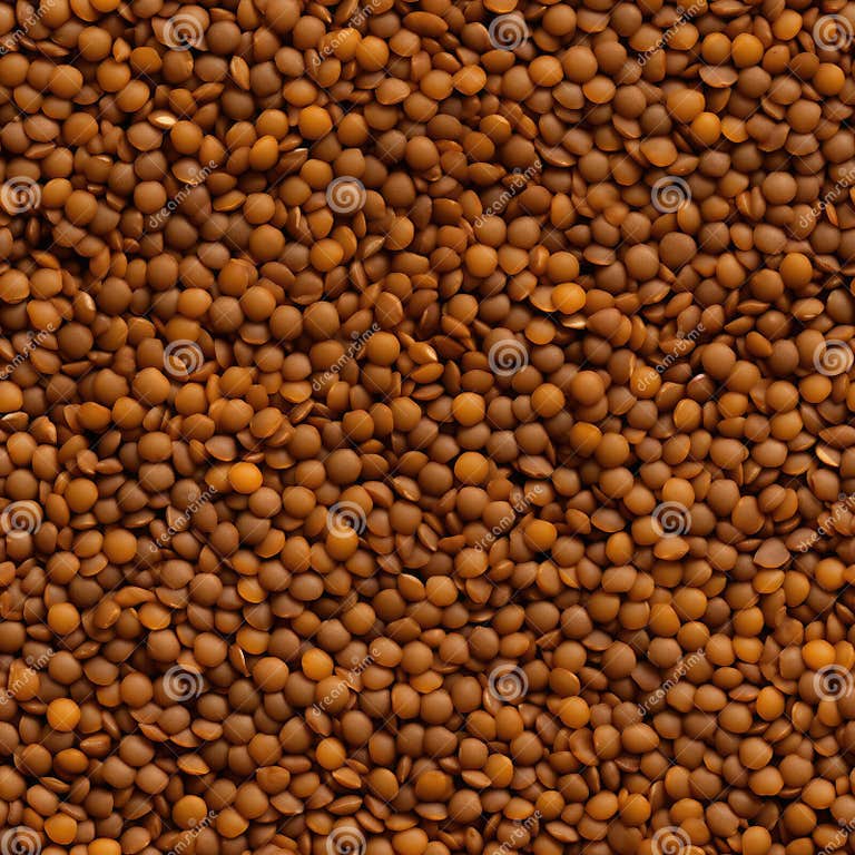 Lentils Pattern Ultra Realistic Stock Illustration - Illustration of ...