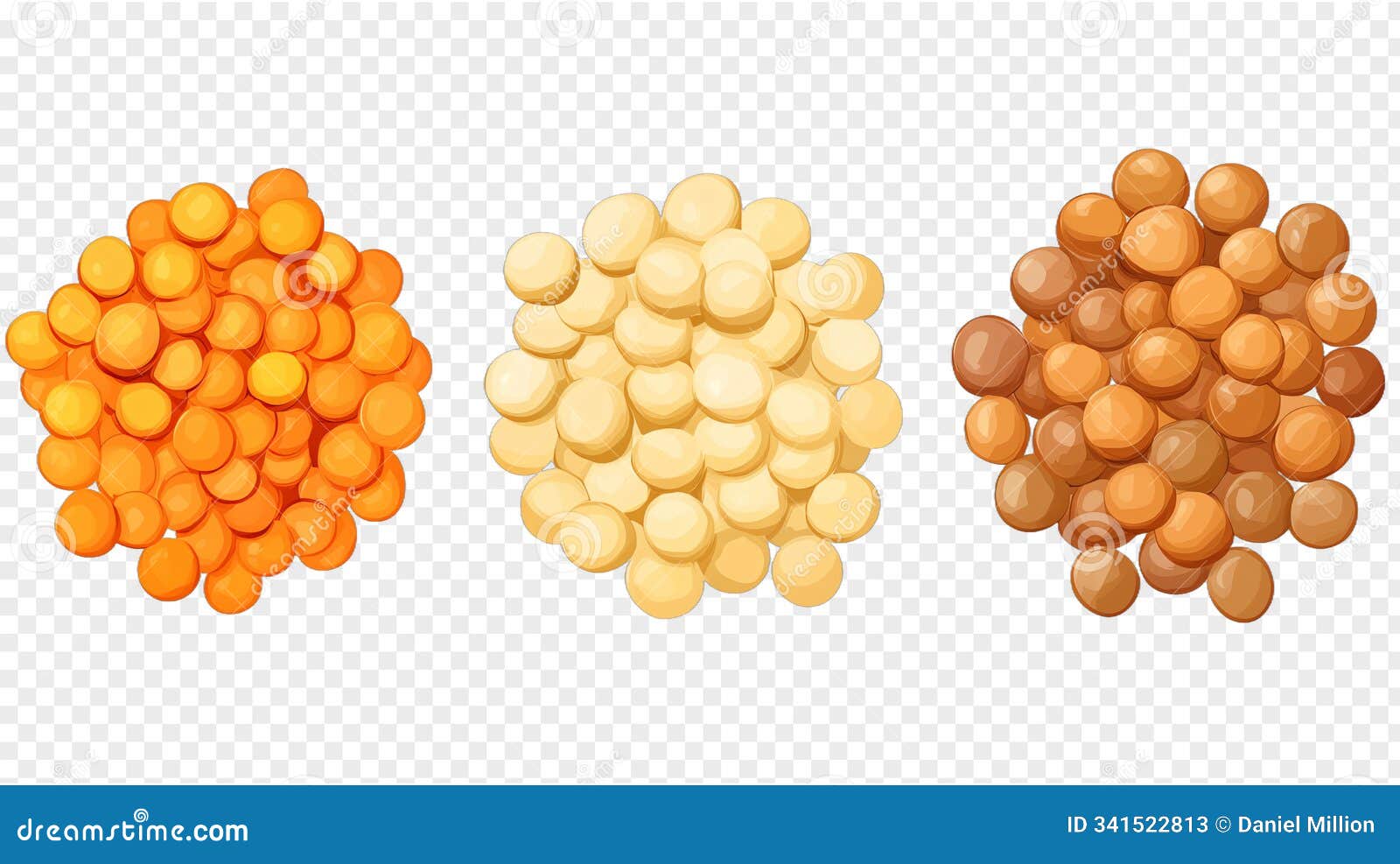 Lentils set illustration stock image. Illustration of graphics - 341522813