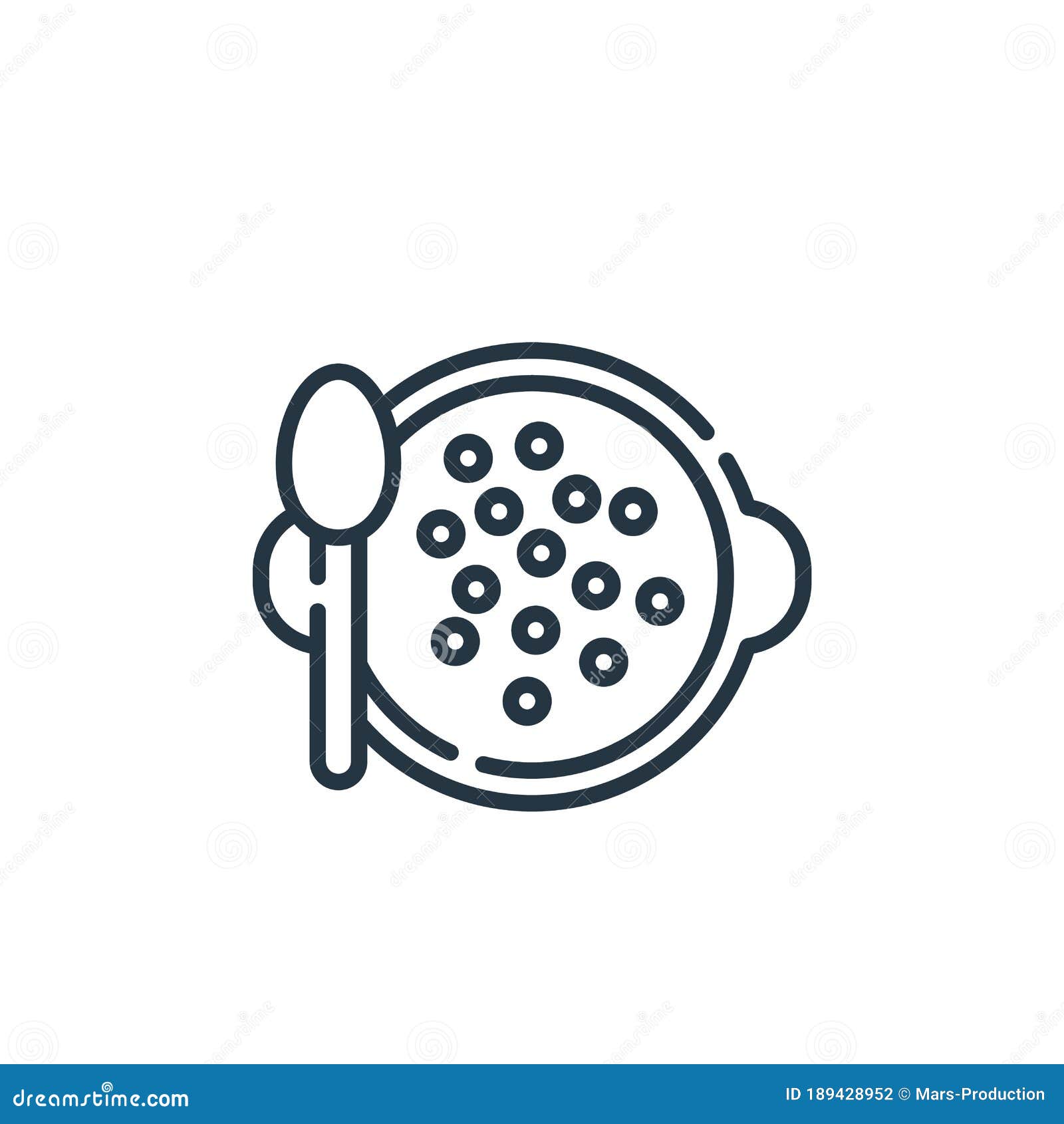 Red Lentils Vector Cartoon Seamless Pattern For Template Farmer Market ...