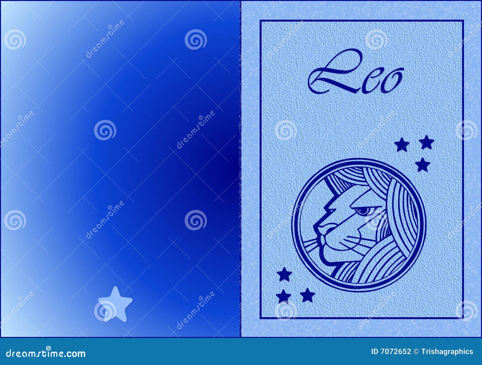 Leo Card stock illustration. Illustration of circle, cosmos - 7072652