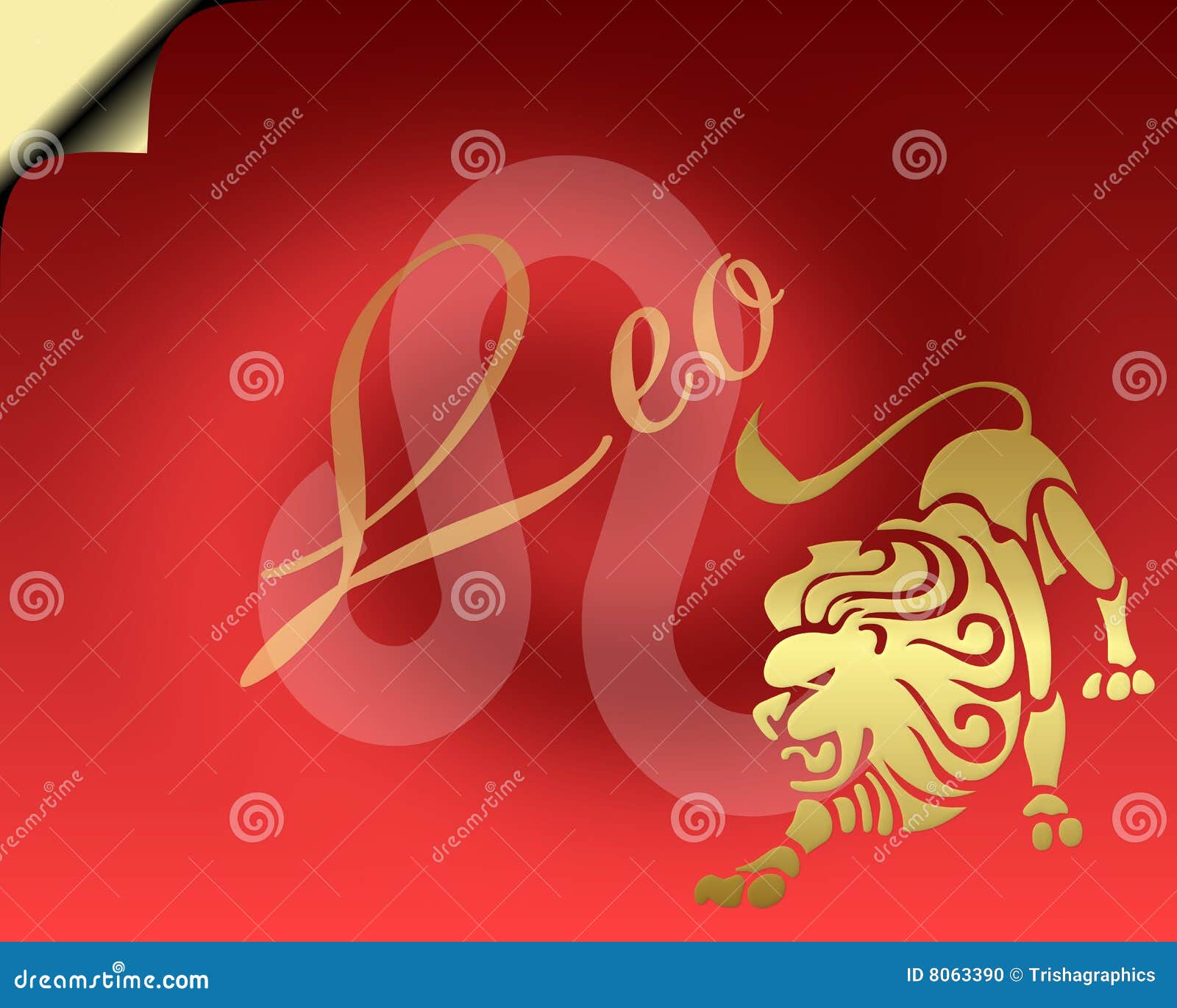 Leo Card stock illustration. Illustration of calendar - 8063390