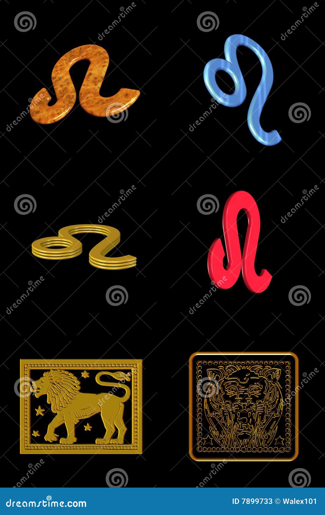 Leo icon set stock illustration. Illustration of icon - 7899733